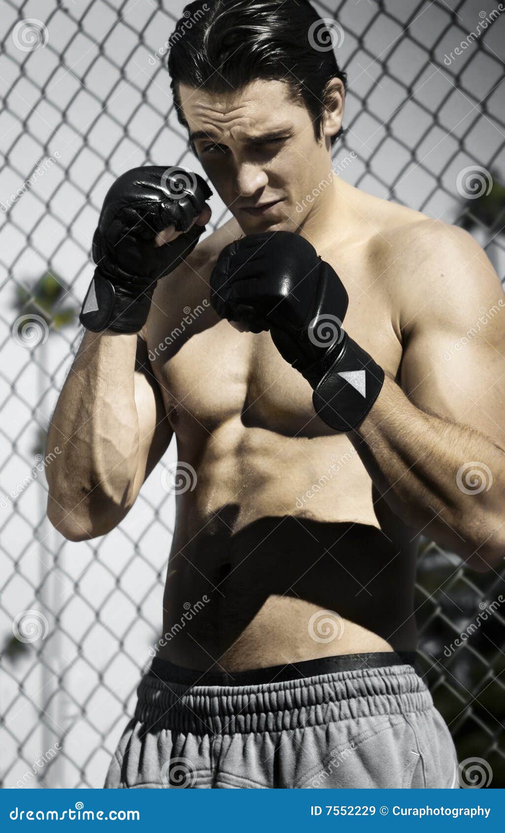 Boxer young στοκ εικόνα. εικόνα από bodybuilders - 7552229