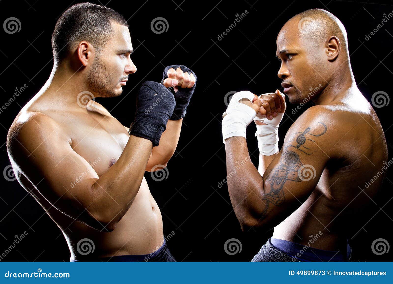 Boxers Posing stock image. Image of fierce, aggressive - 49899873
