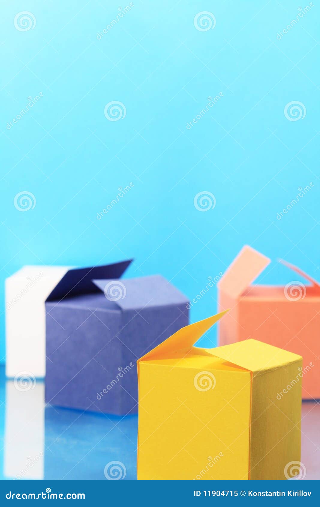Boxes stock image. Image of color, gift, package, isometric - 11904715