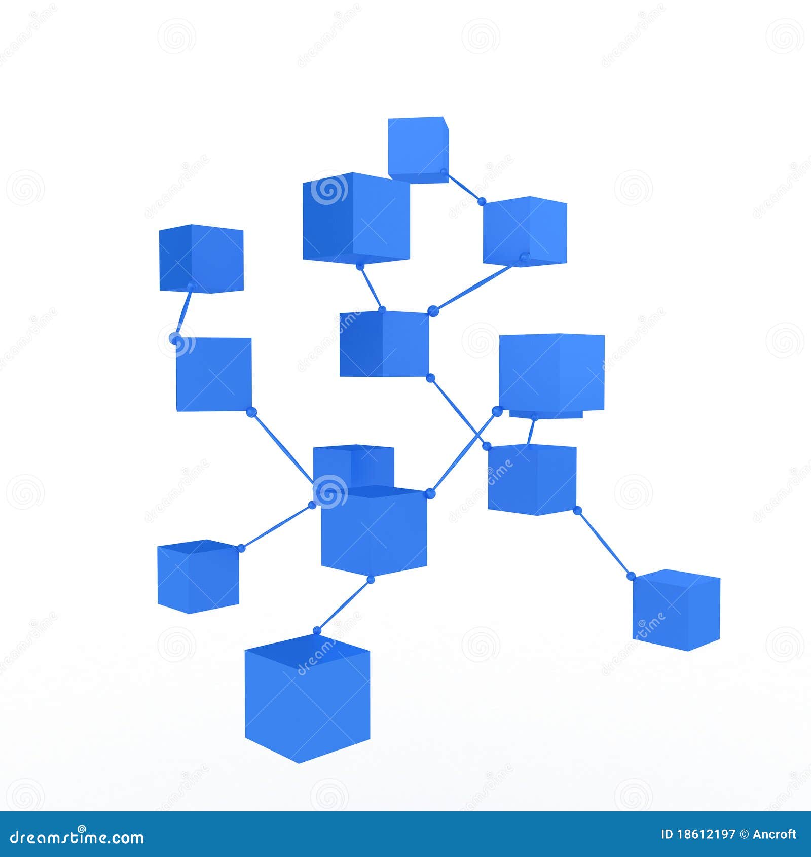 Boxes stock illustration. Illustration of connection - 18612197