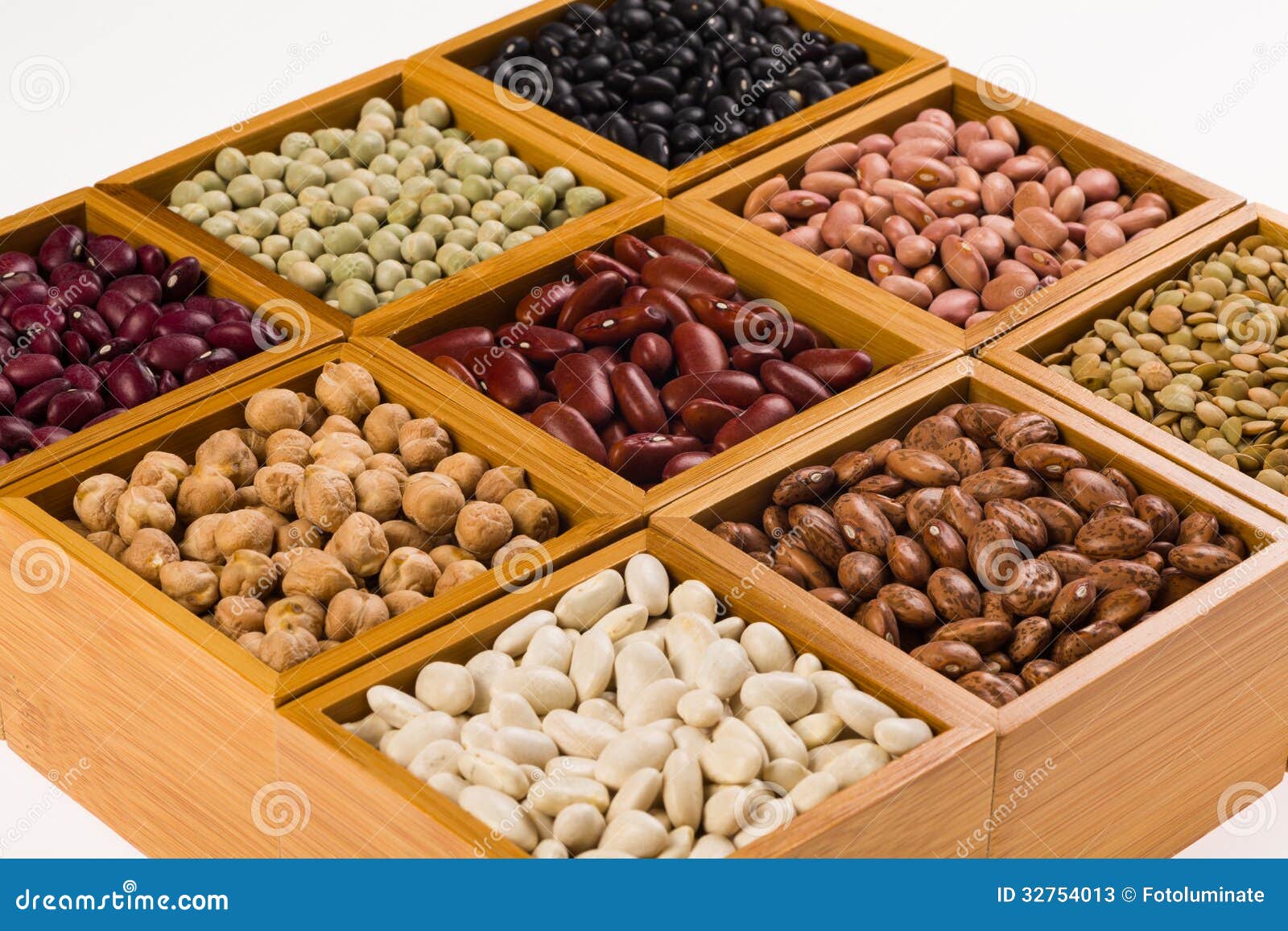 Boxes of beans stock image. Image of legumes, garbanzos - 32754013
