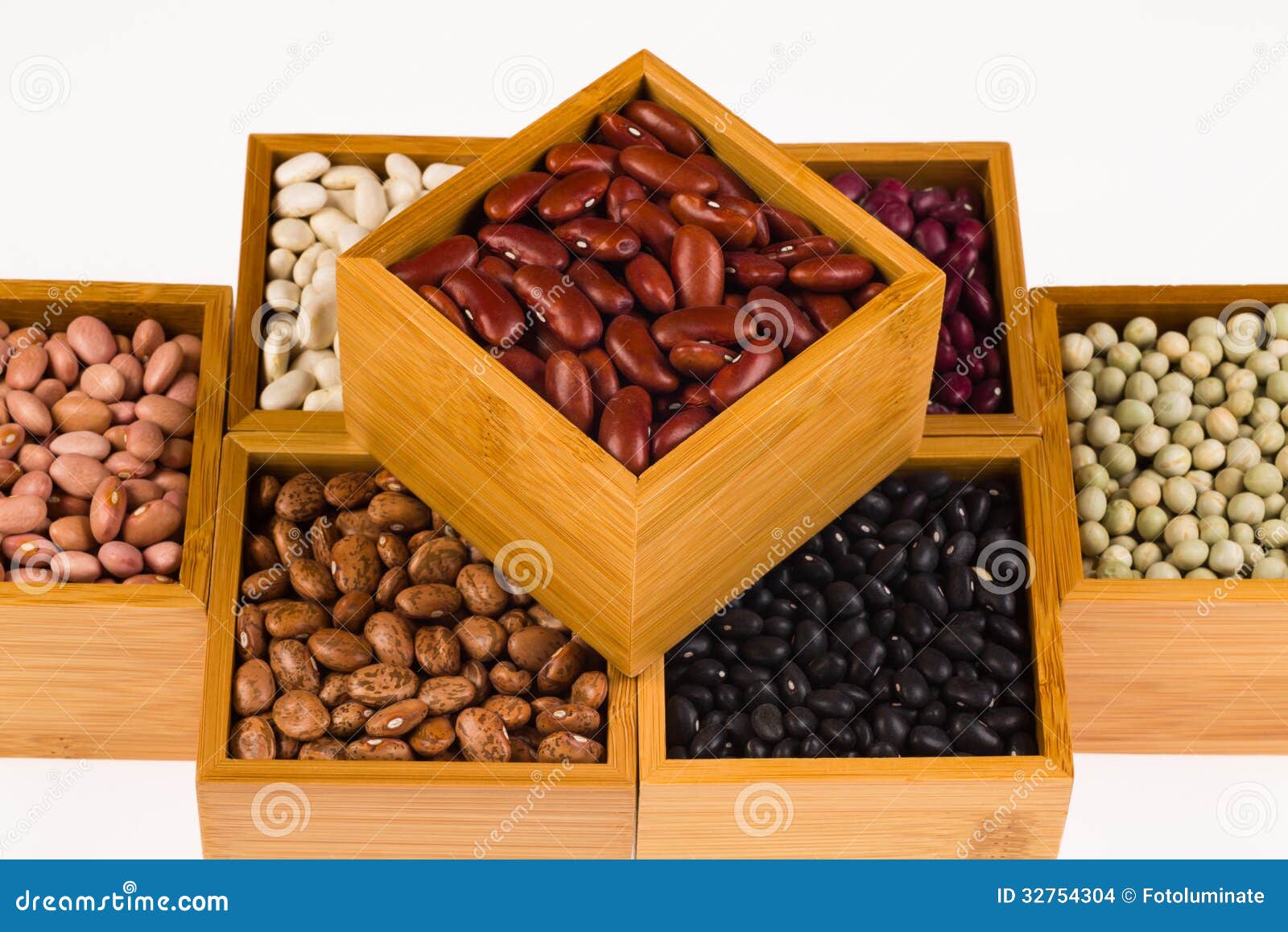 Boxes of beans stock photo. Image of close, health, healthy - 32754304