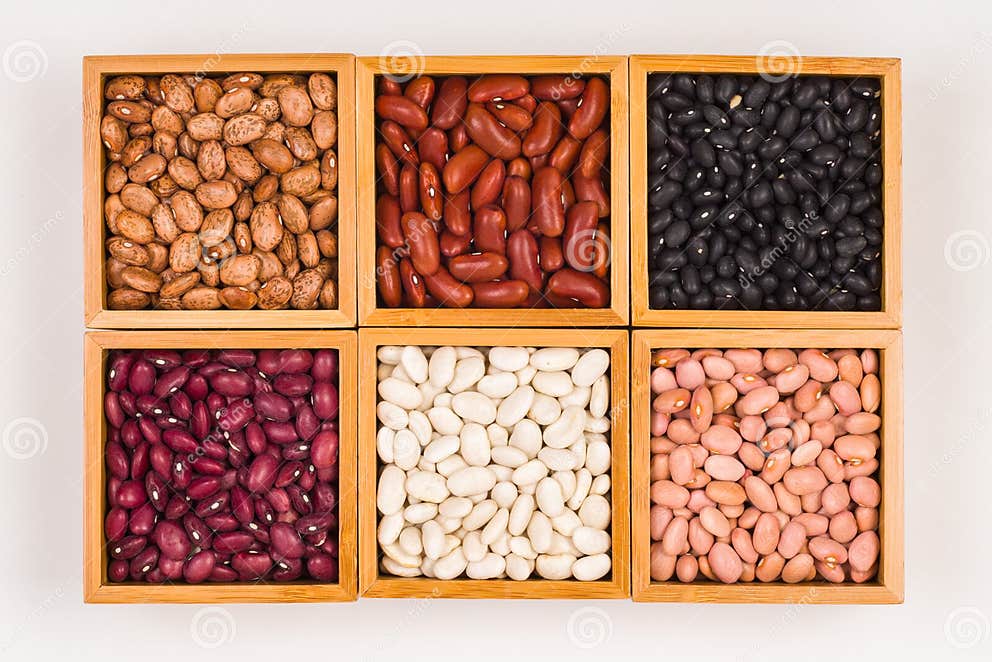 Boxes of beans stock photo. Image of care, organic, delicious - 32769980