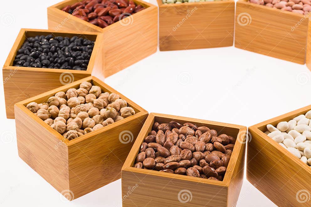 Boxes of beans stock photo. Image of healthy, meal, close - 32779740