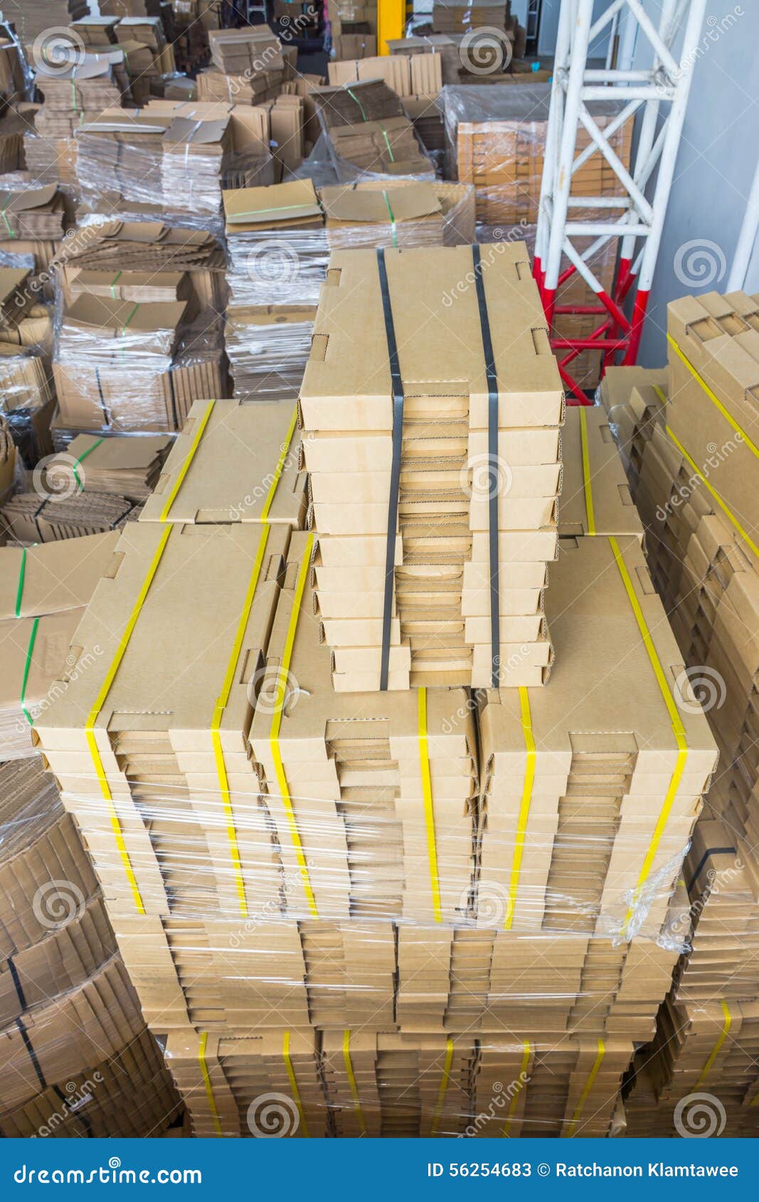Boxes and Components stock image. Image of cardboard - 56254683