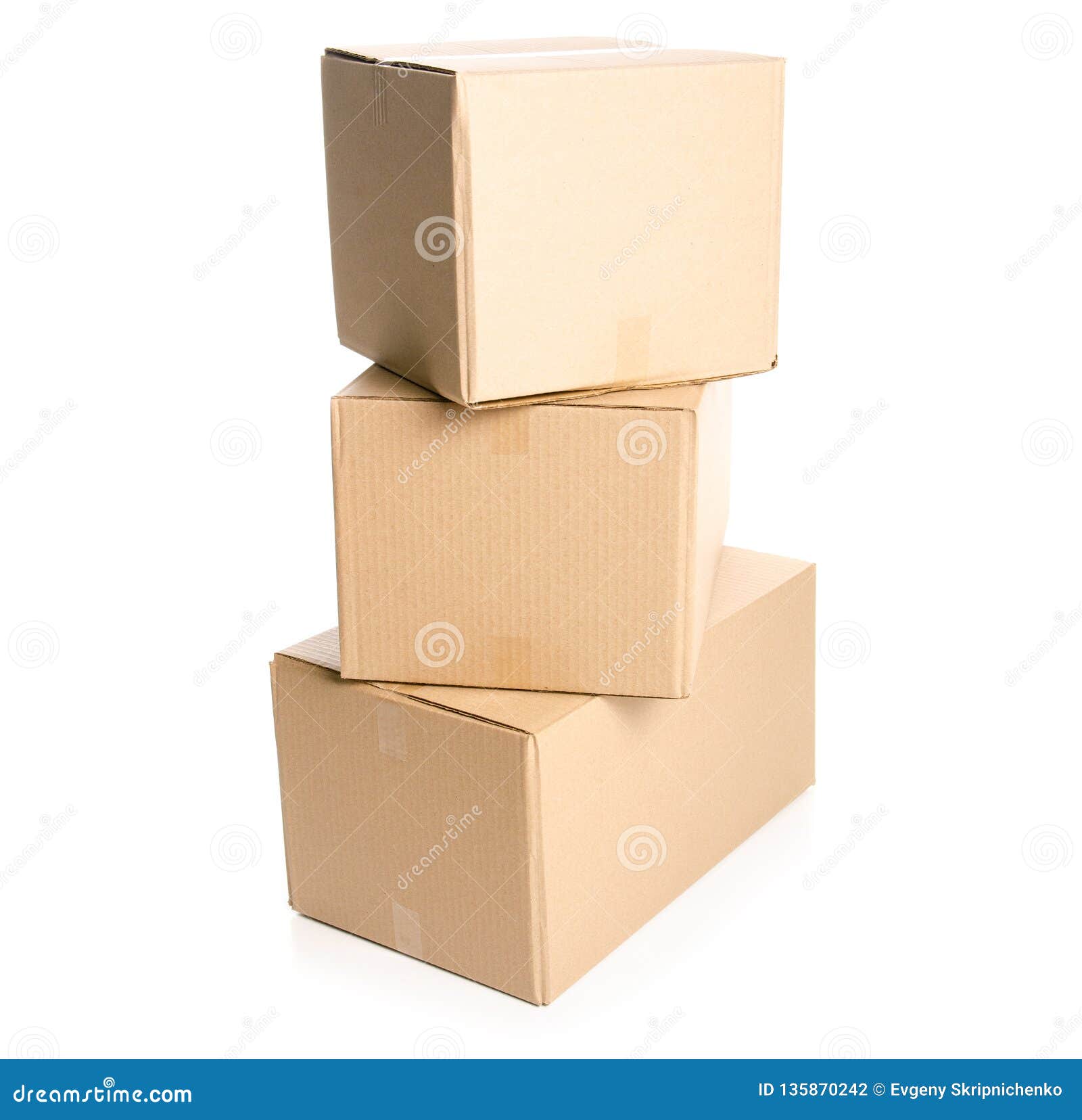 Boxes delivery package stock photo. Image of business - 135870242