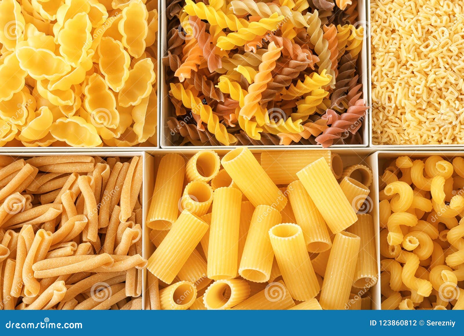 Boxes with Different Uncooked Pasta, Closeup Stock Photo - Image of ...