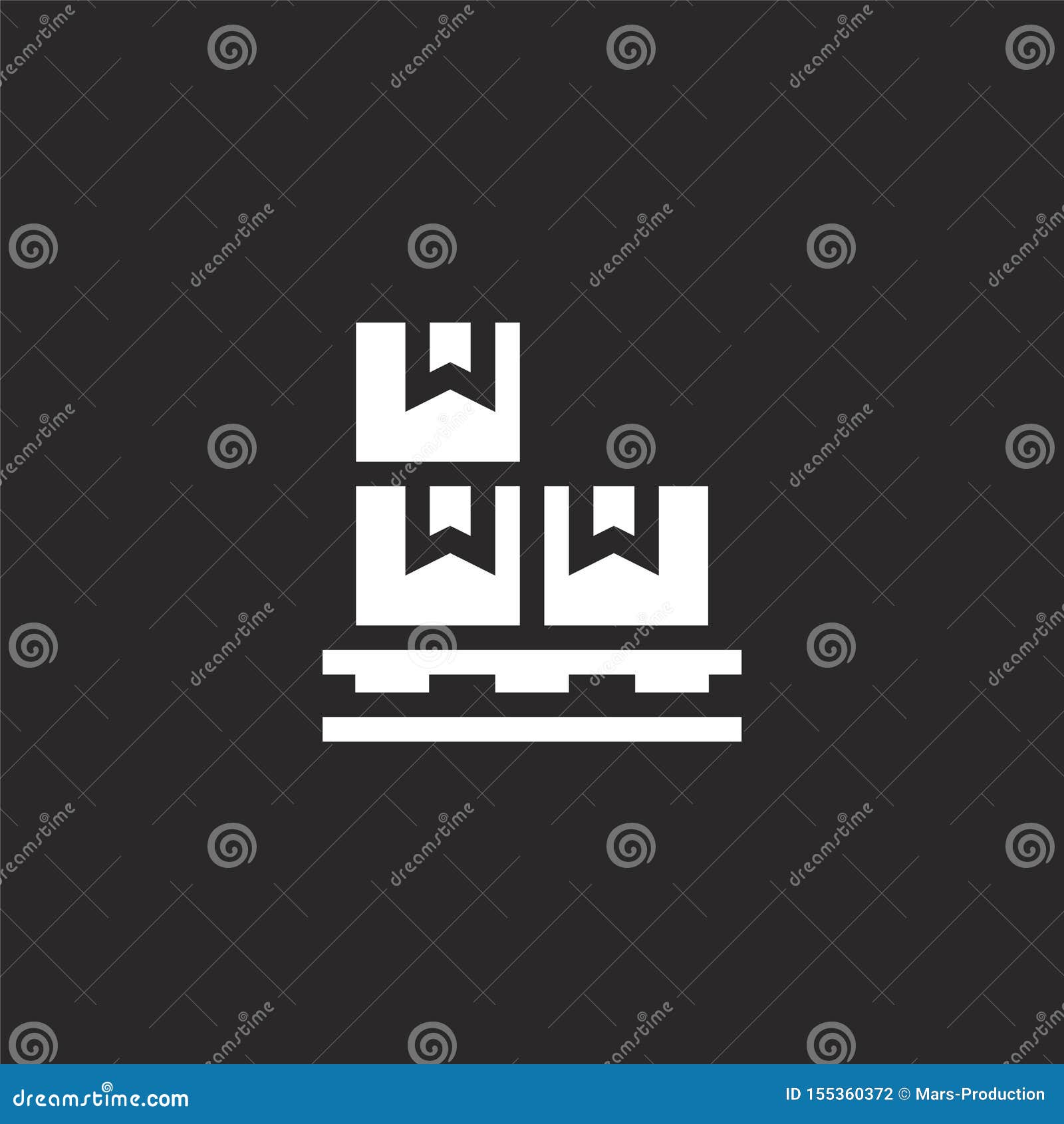 Boxes Icon. Filled Boxes Icon for Website Design and Mobile, App ...