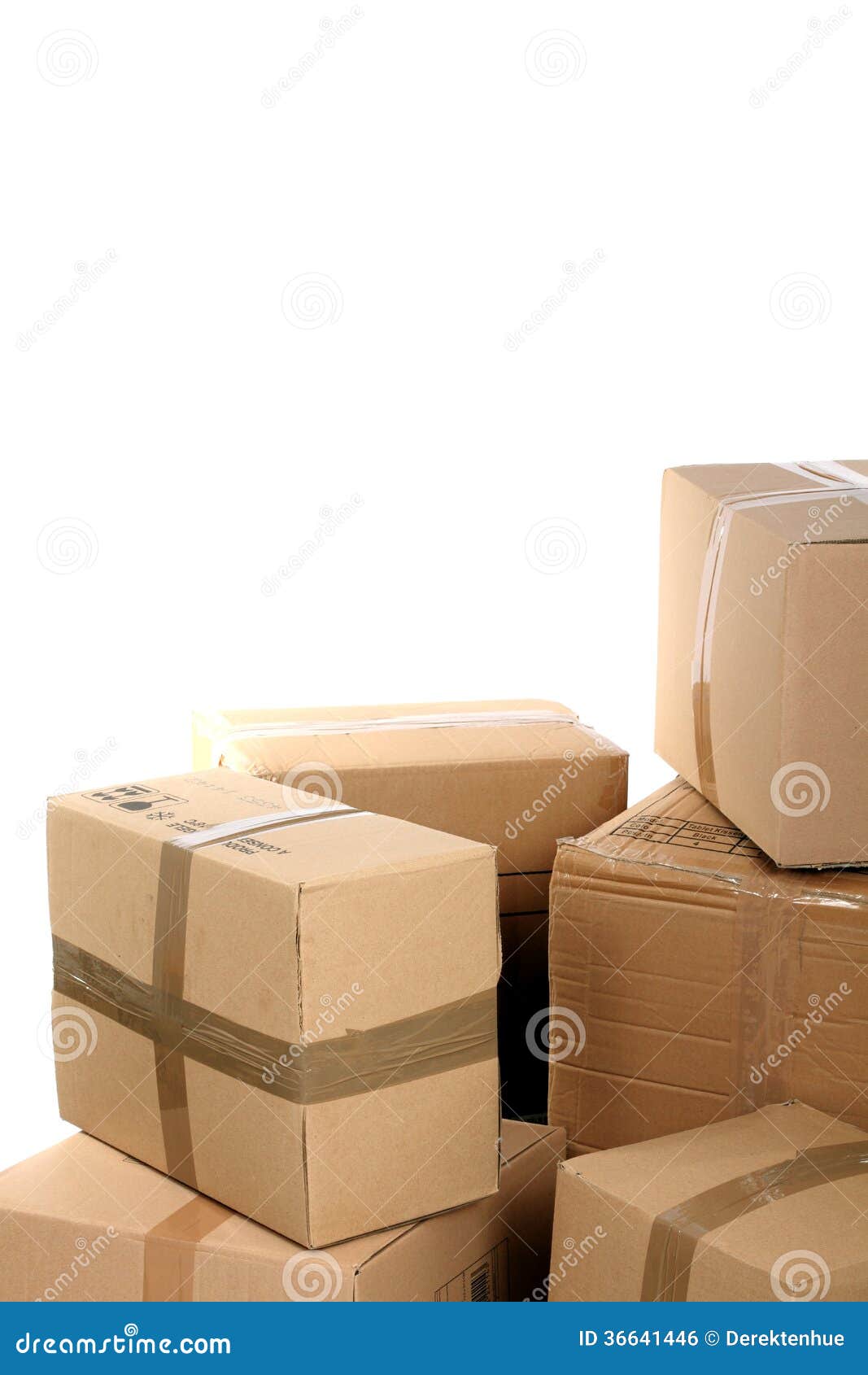 Boxes stock photo. Image of business, deliver, brown - 36641446