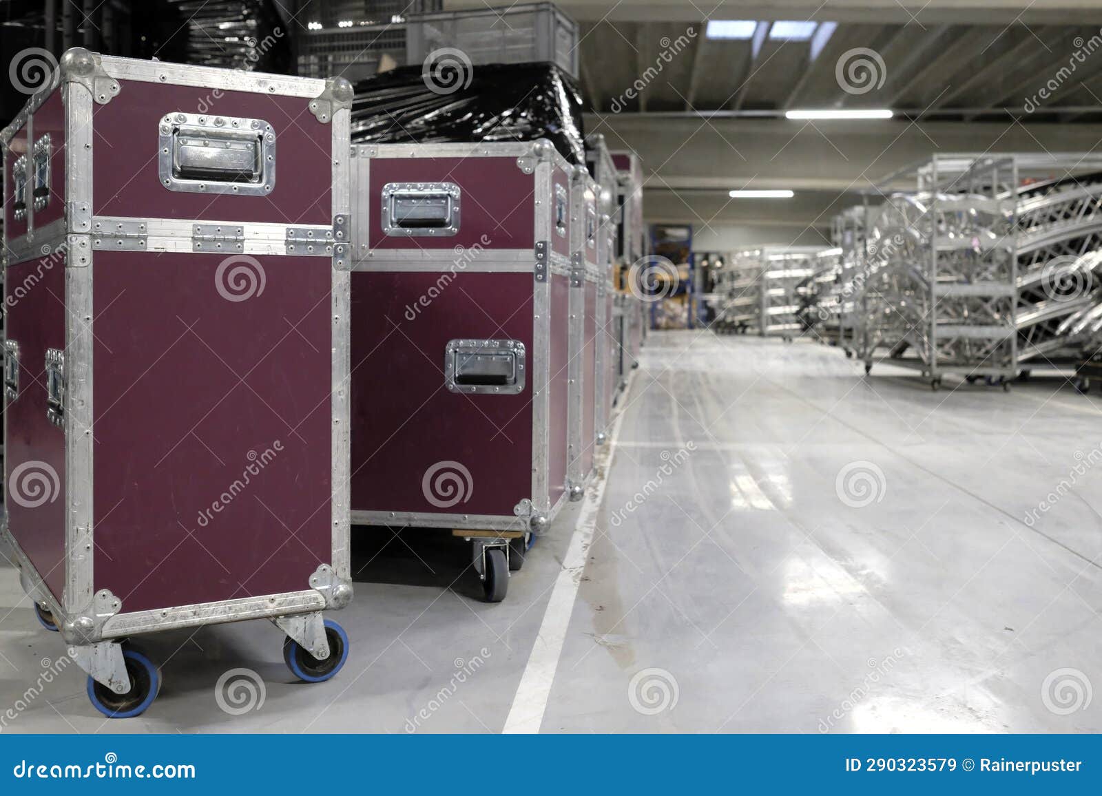 Inside a Storage Room in a Logistics and Distribution Warehouse Stock ...