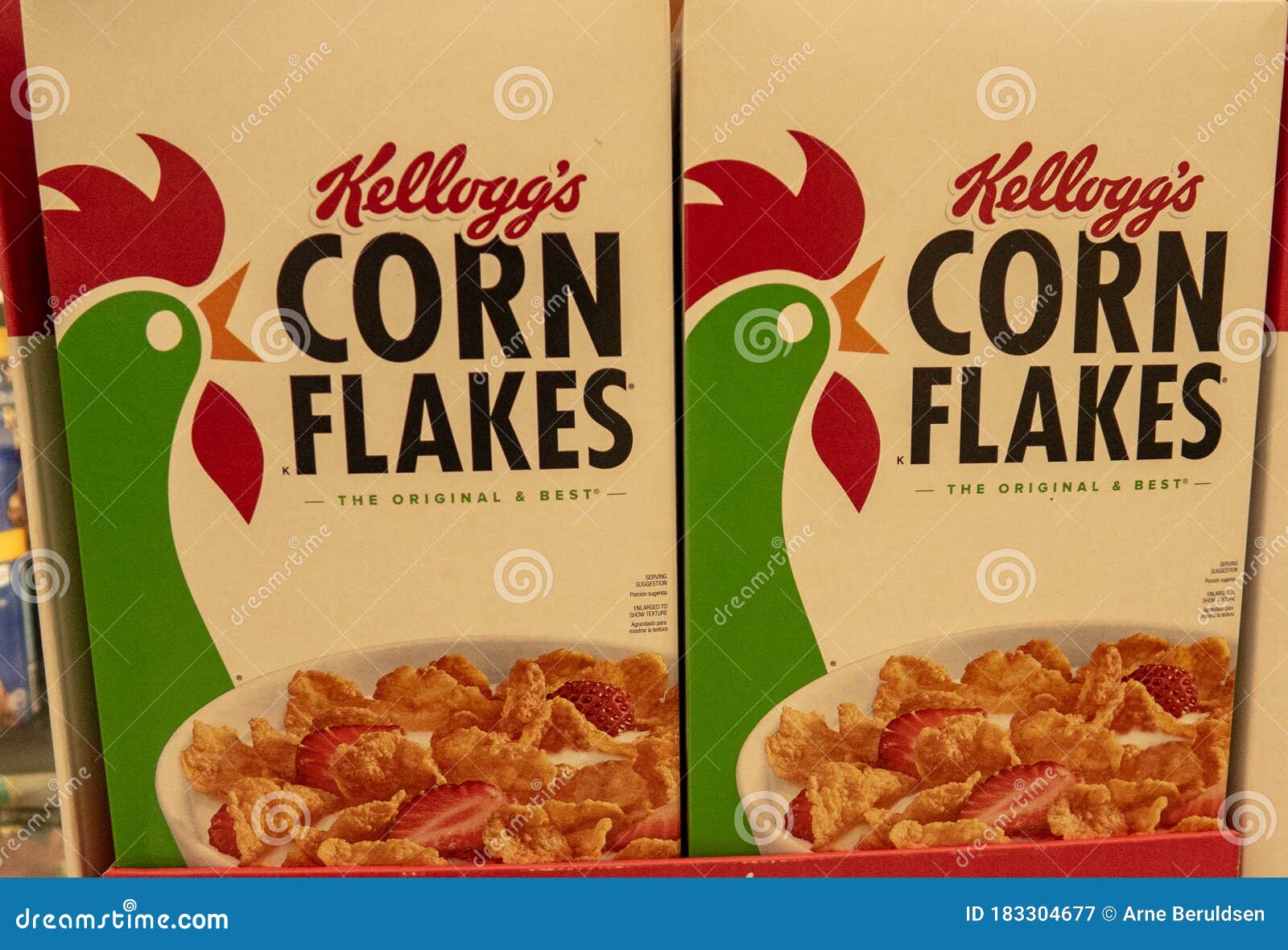 Boxes of Kellogg`s Corn Flakes Cereal Editorial Photography - Image of ...