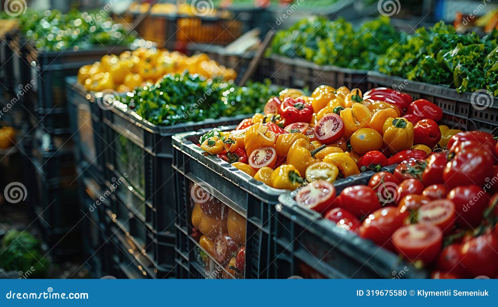 Boxes with Leftover Vegetables are Packed To Provide for Low-income ...