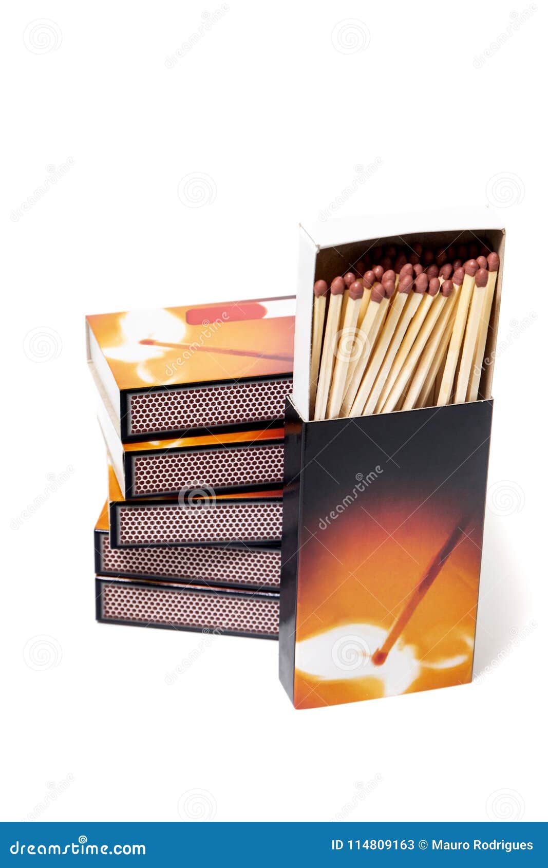 Boxes of matches stock image. Image of flammable, open - 114809163