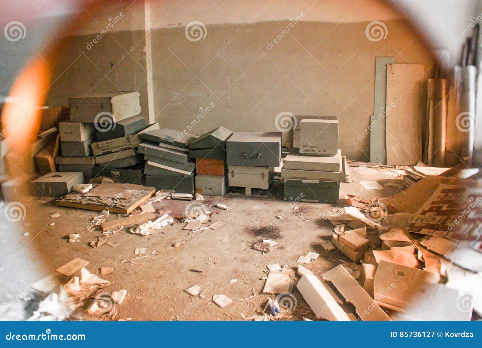 Boxes in mess stock image. Image of front, event, background - 85736127