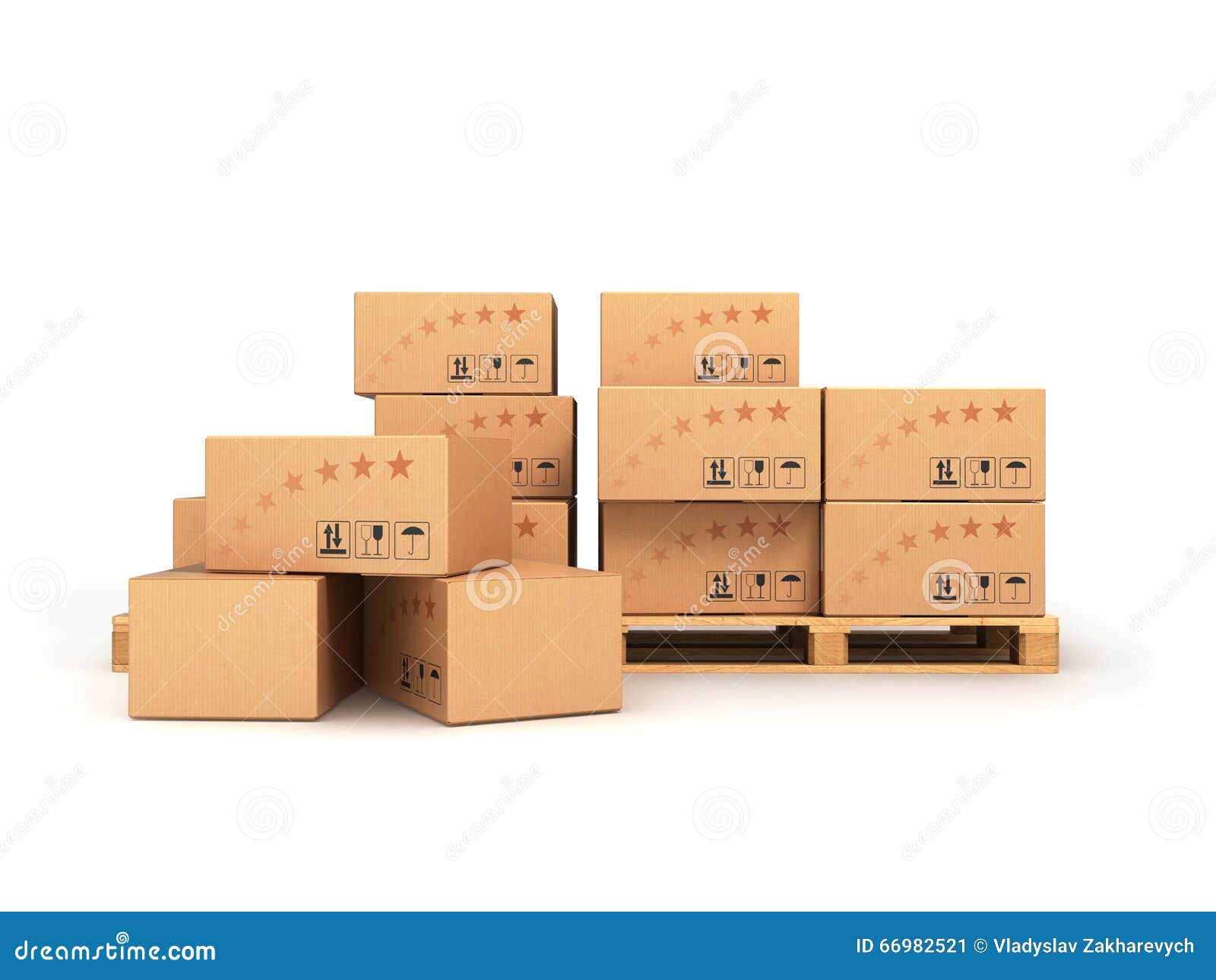 Boxes stock image. Image of pack, warehouse, storage - 66982521