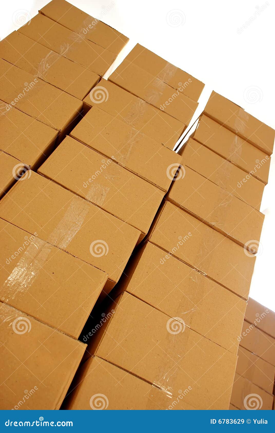 Boxes piles stock image. Image of packing, geometric, cargo - 6783629