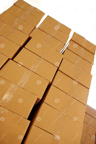 Boxes piles stock image. Image of packing, geometric, cargo - 6783629