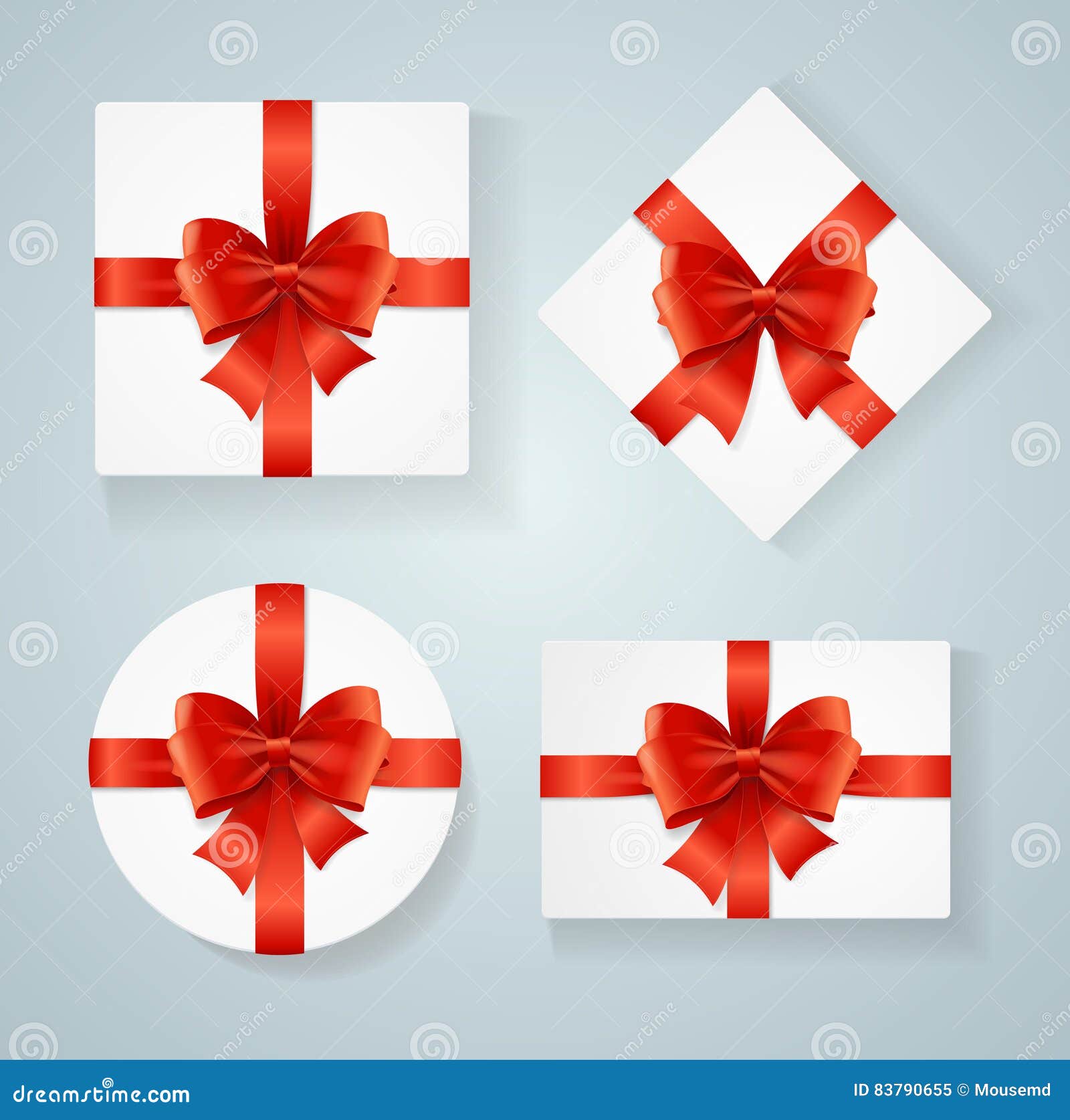 Boxes Present Blank Card. Vector Stock Vector - Illustration of luxury ...