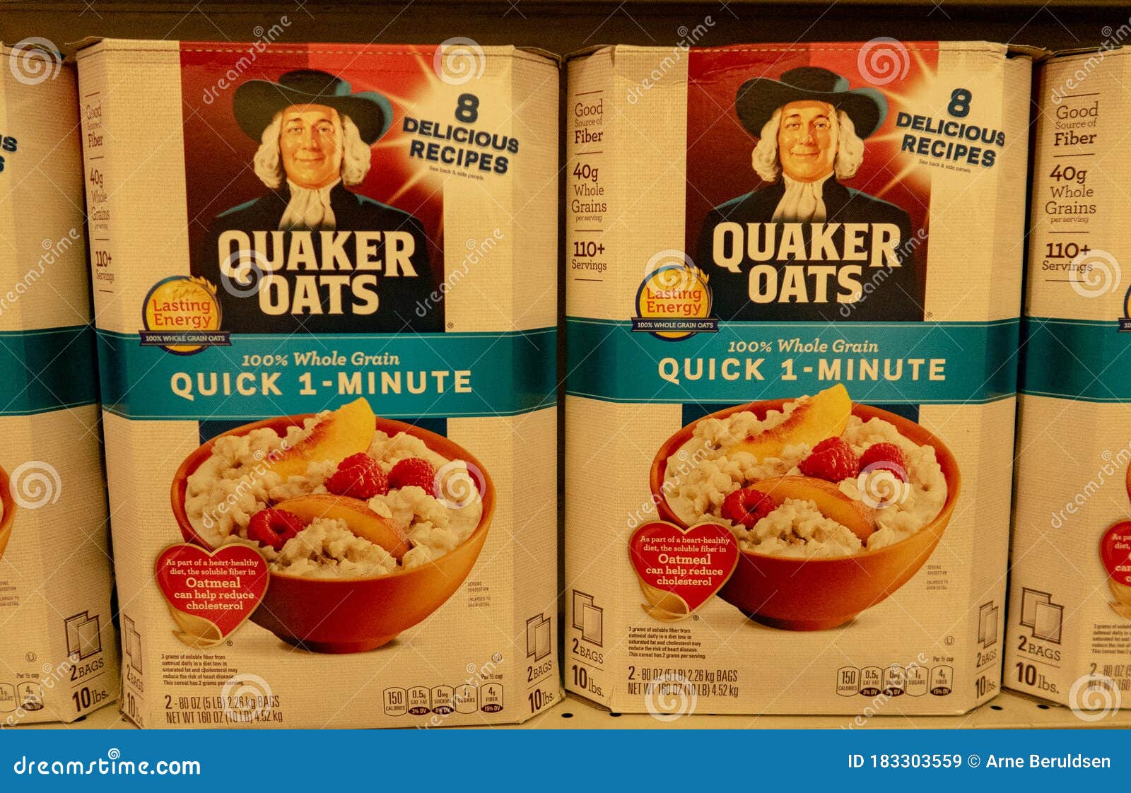 Boxes of Quaker Oats Cereal Editorial Stock Image - Image of shop ...