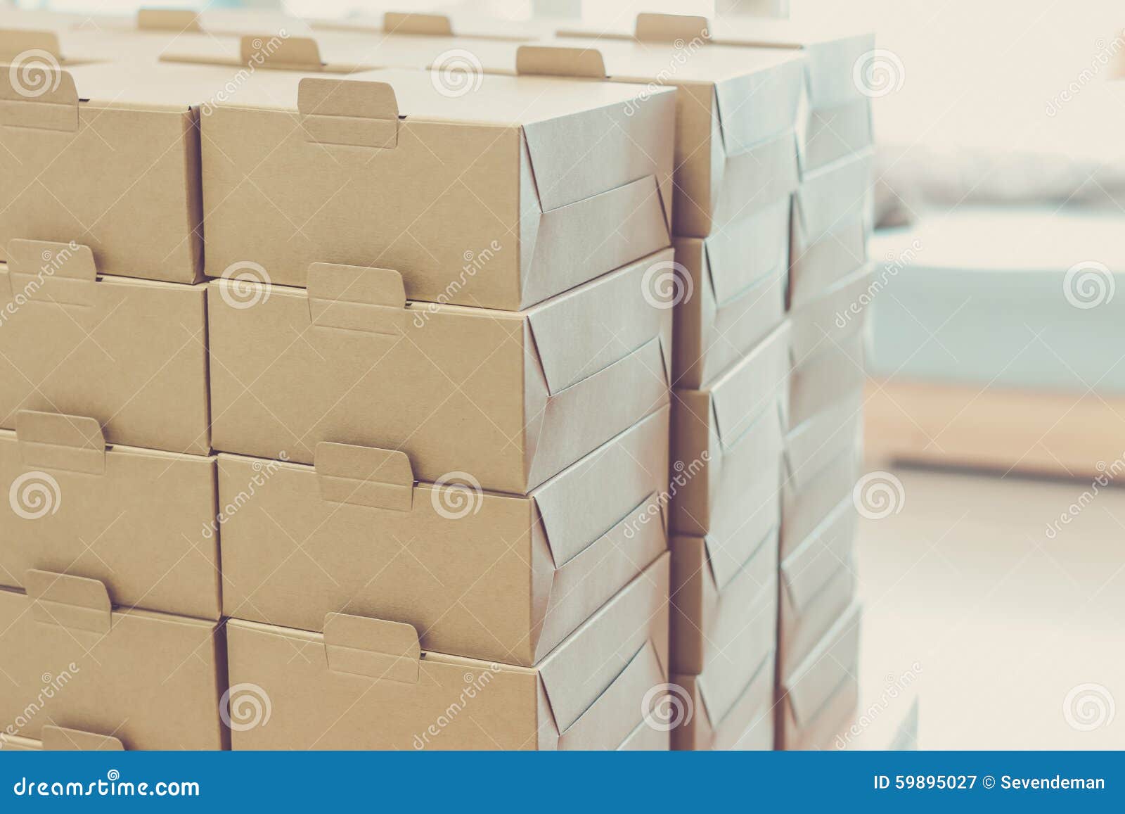 Boxes ready for delivery stock image. Image of deliver - 59895027