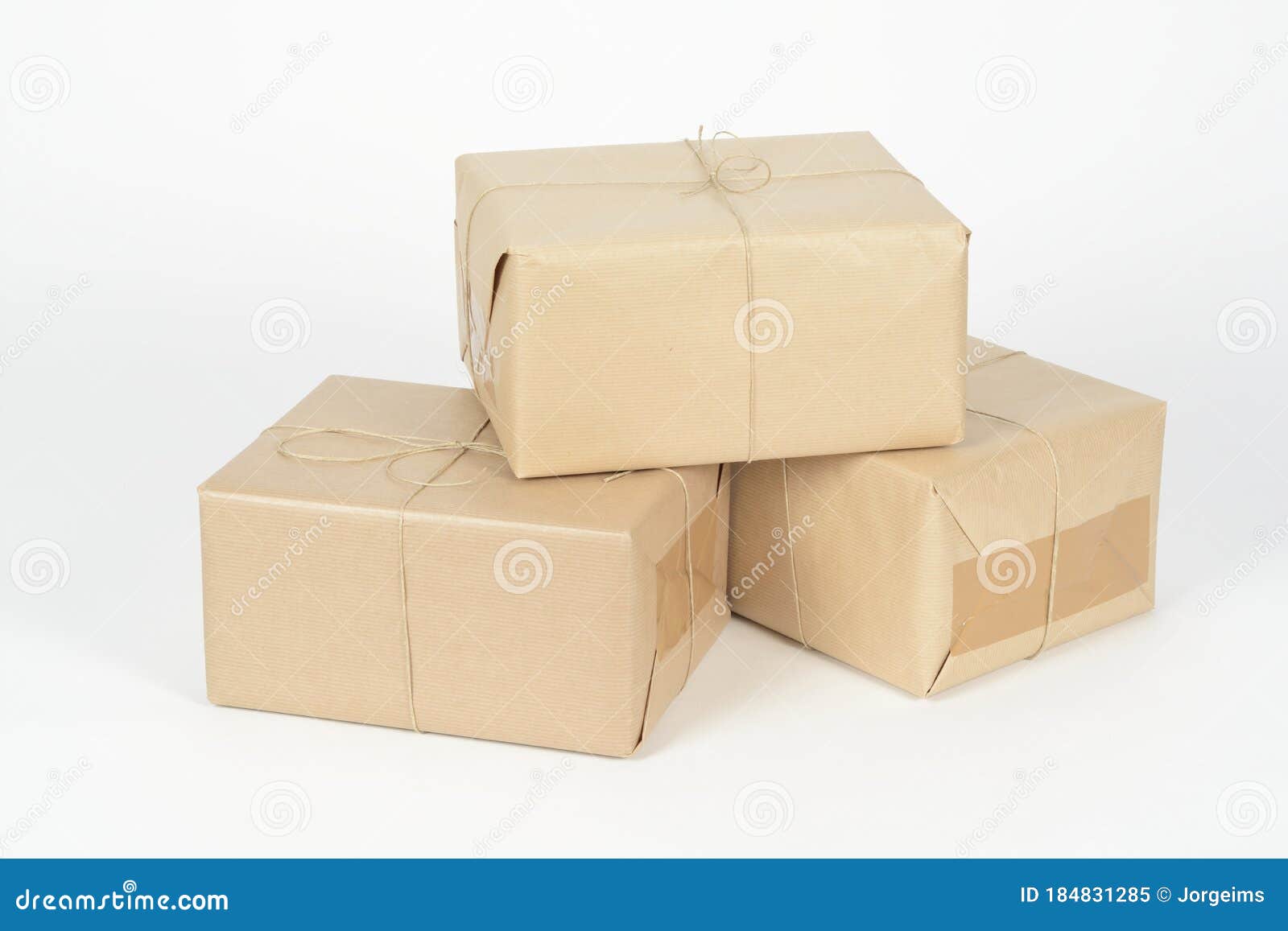 Boxes ready for shipping stock image. Image of object - 184831285