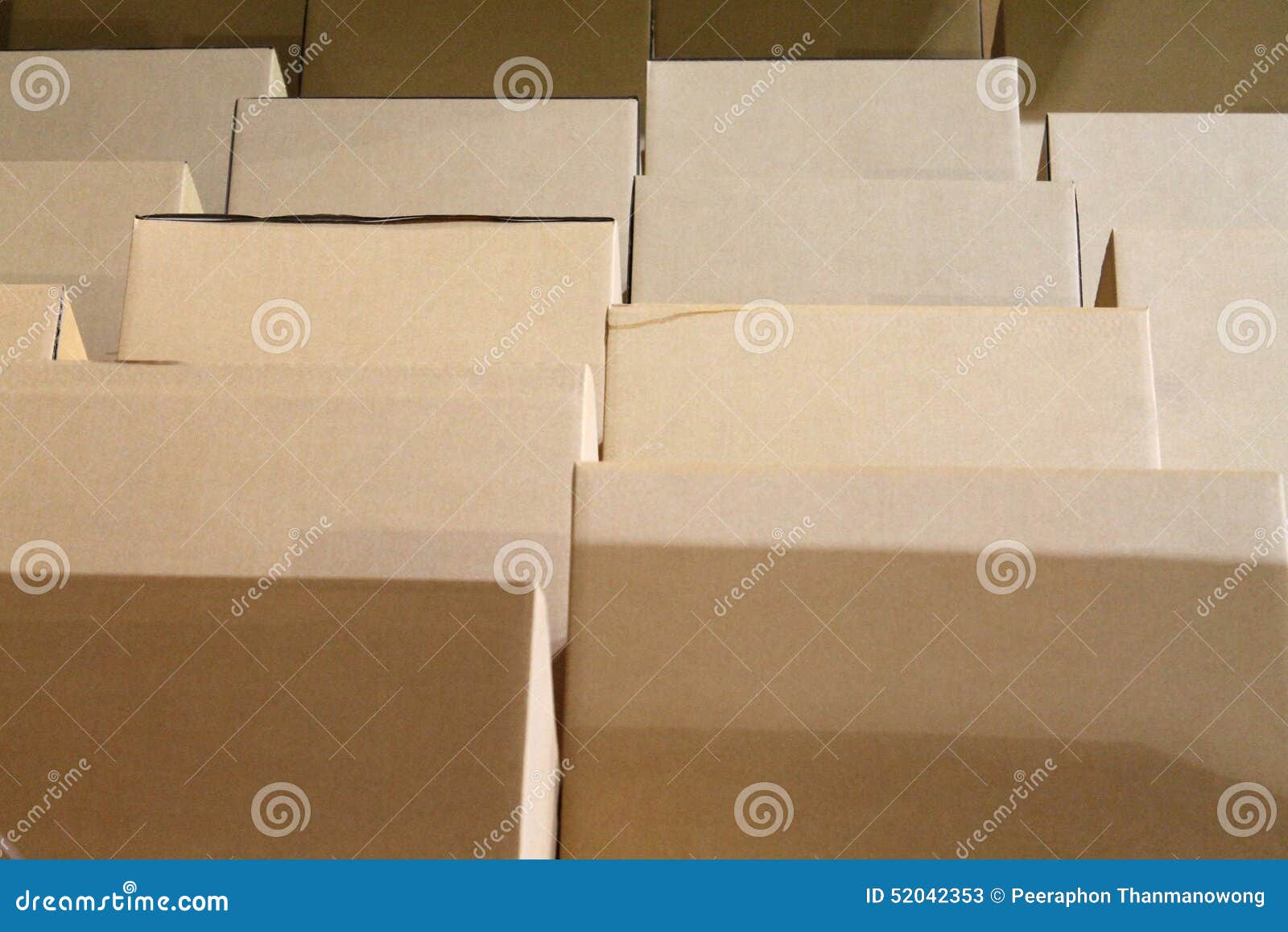 Boxes stock image. Image of warehouse, length, object - 52042353