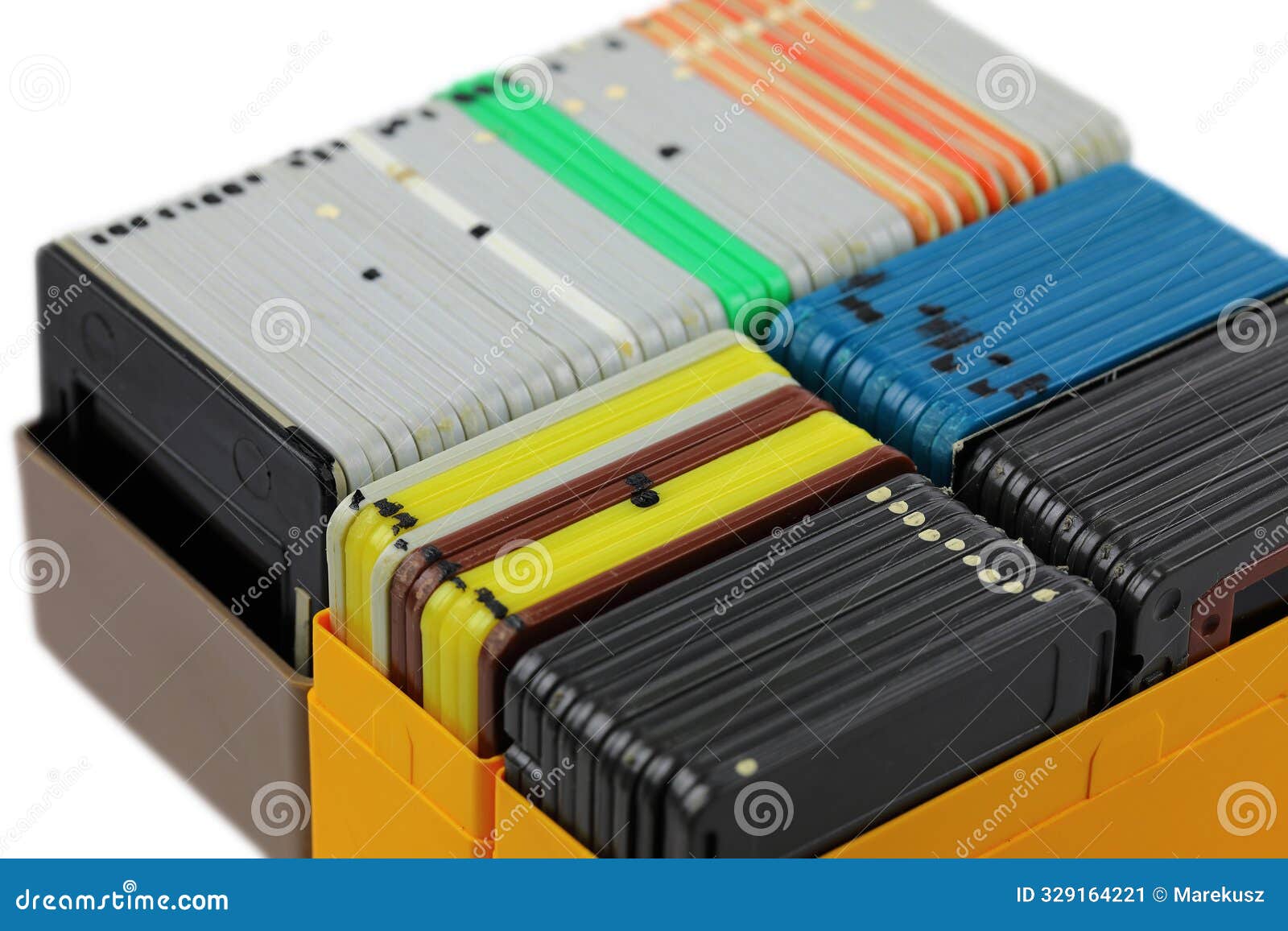Boxes of slide frames stock image. Image of slide, film - 329164221