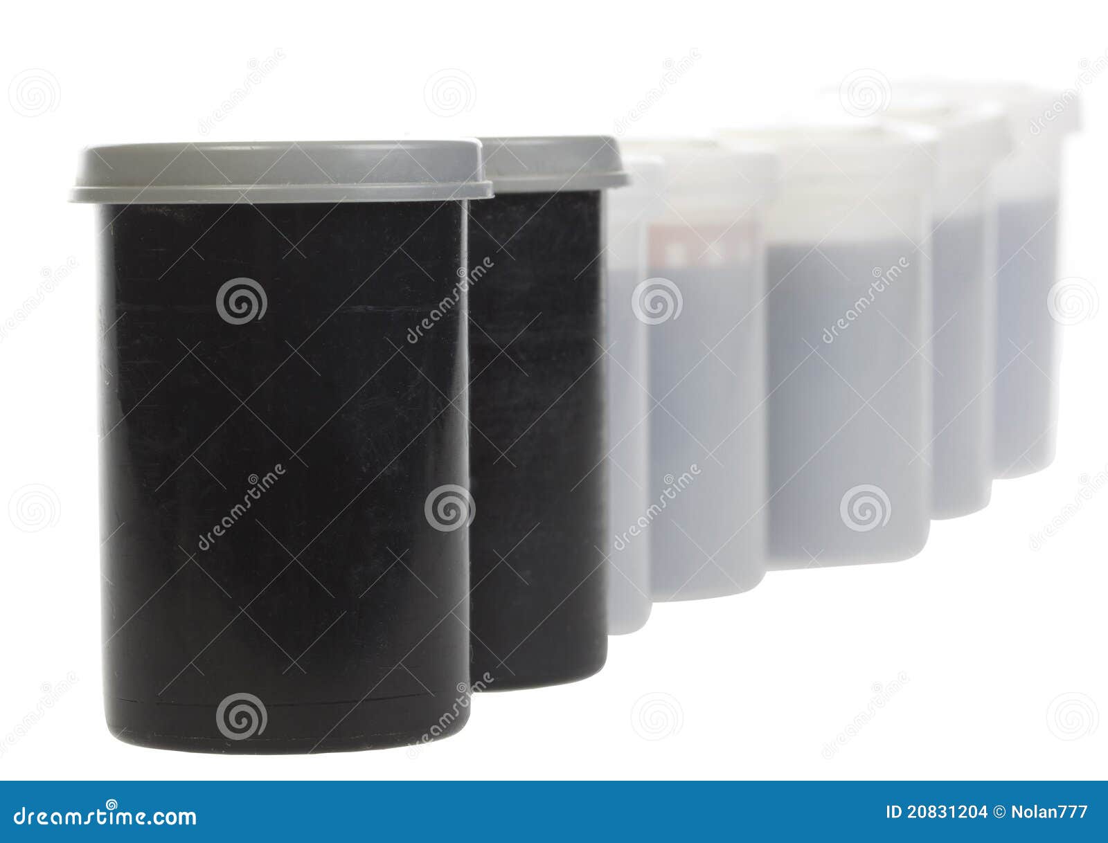 Boxes for storage of film stock photo. Image of round - 20831204