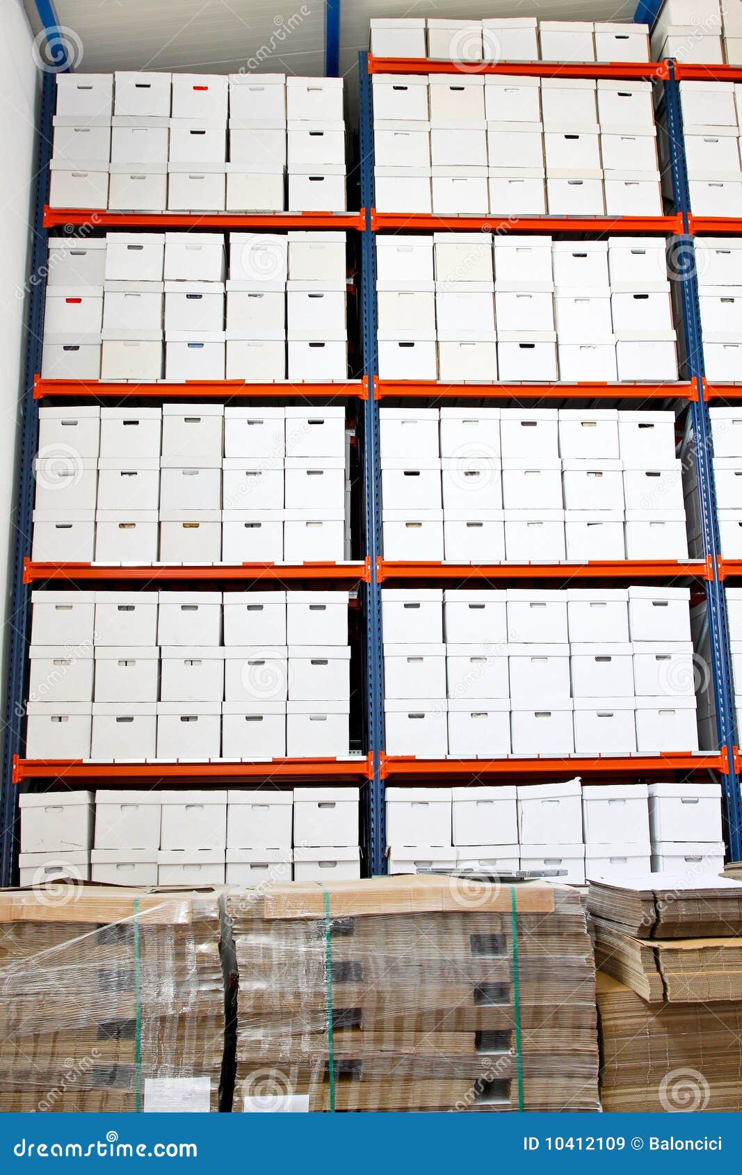 Boxes tower stock image. Image of goods, container, boxed - 10412109