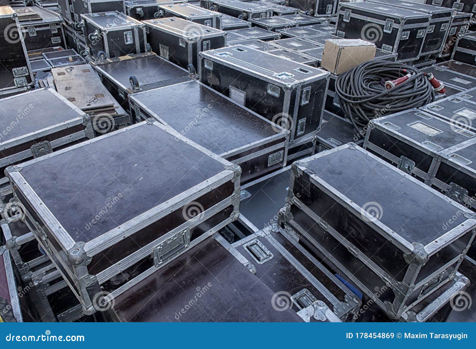 Boxes for Transportation of Goods, for Storage Stock Image - Image of ...