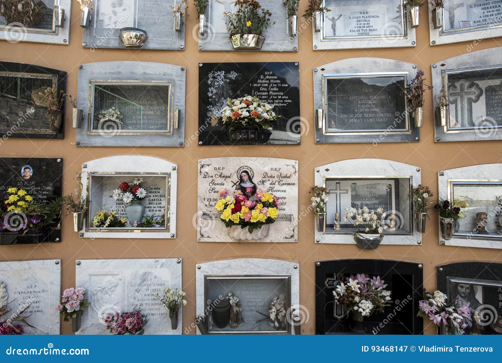 Boxes on the Urn in the Cemetery Editorial Photography - Image of grass ...