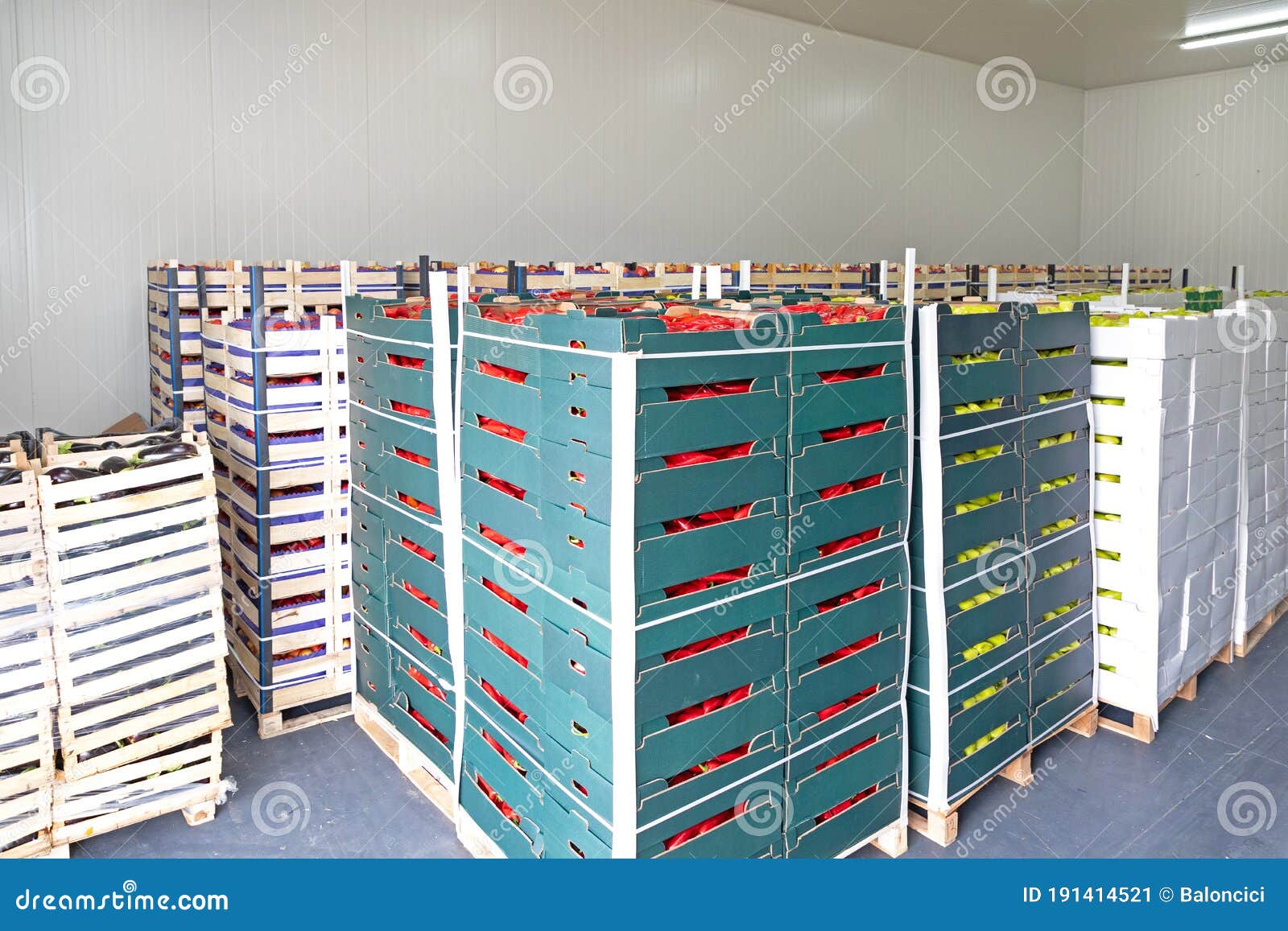 Boxes of Vegetables stock image. Image of vegetables - 191414521