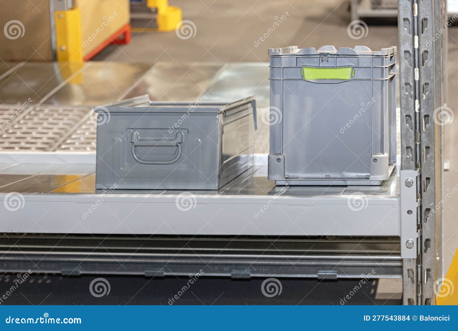 Boxes Warehouse Shelf stock photo. Image of corner, shelf - 277543884