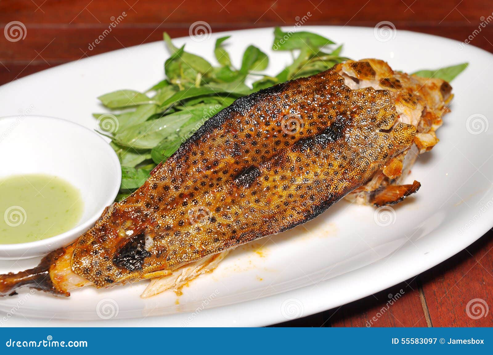 Boxfish stock image. Image of herbs, isolated, menu, dried - 55583097