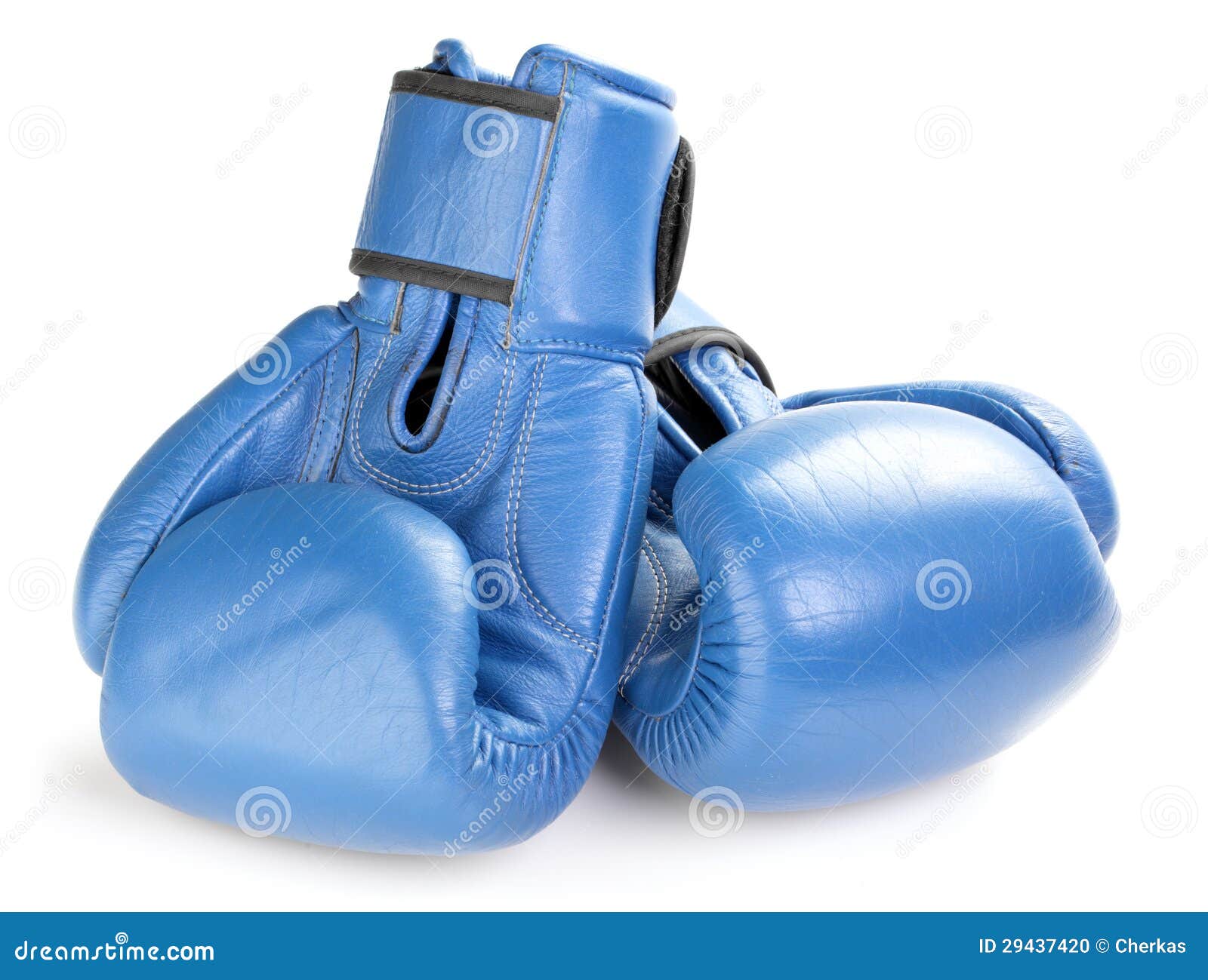 Boxhandschuhe stockfoto. Bild von blau, sportkleidung - 29437420