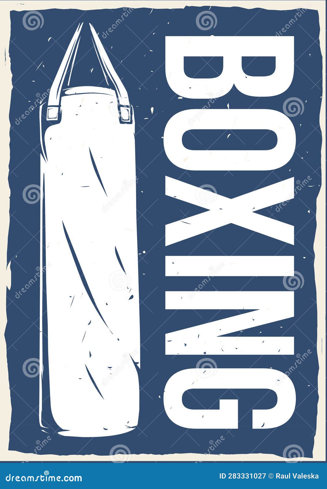 Boxing poster design stock vector. Illustration of punching - 283331027