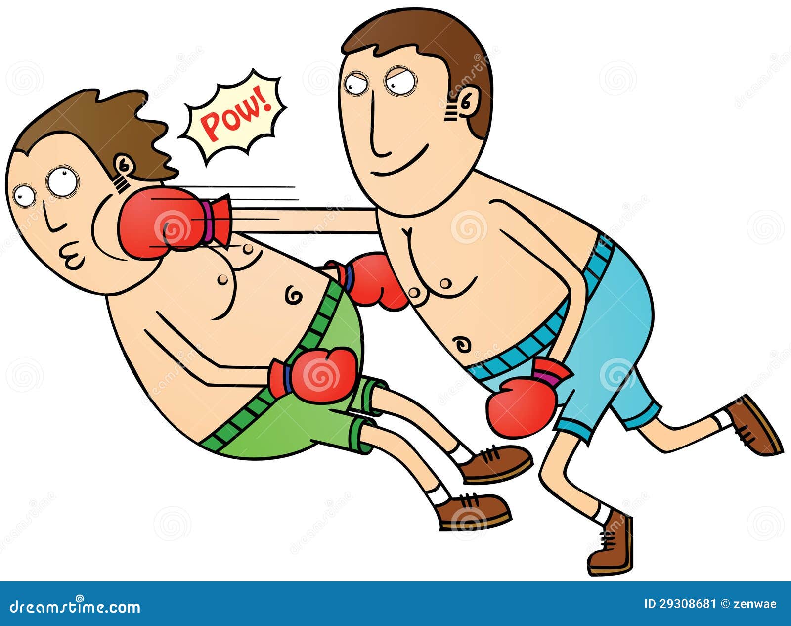 Boxing stock vector. Illustration of hitting, punch, winner - 29308681
