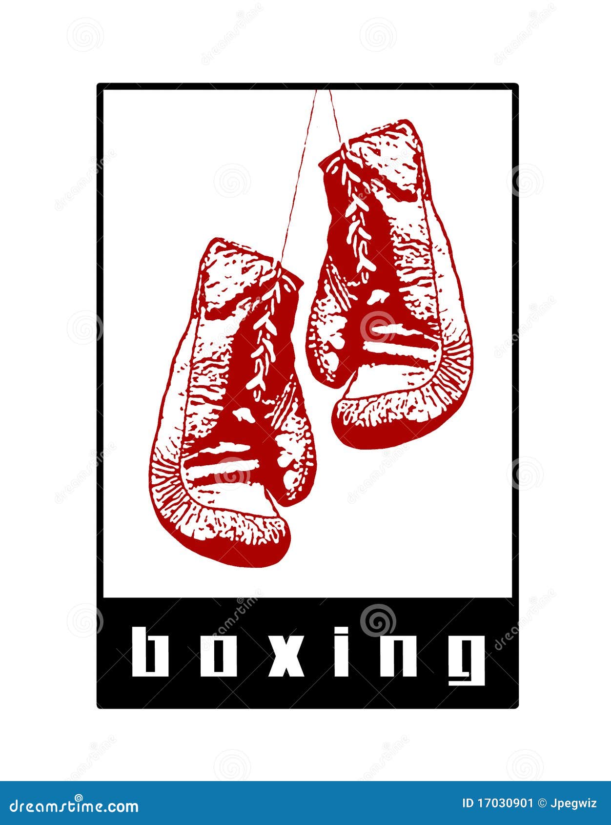 Boxing Abstract stock illustration. Illustration of heavyweight - 17030901
