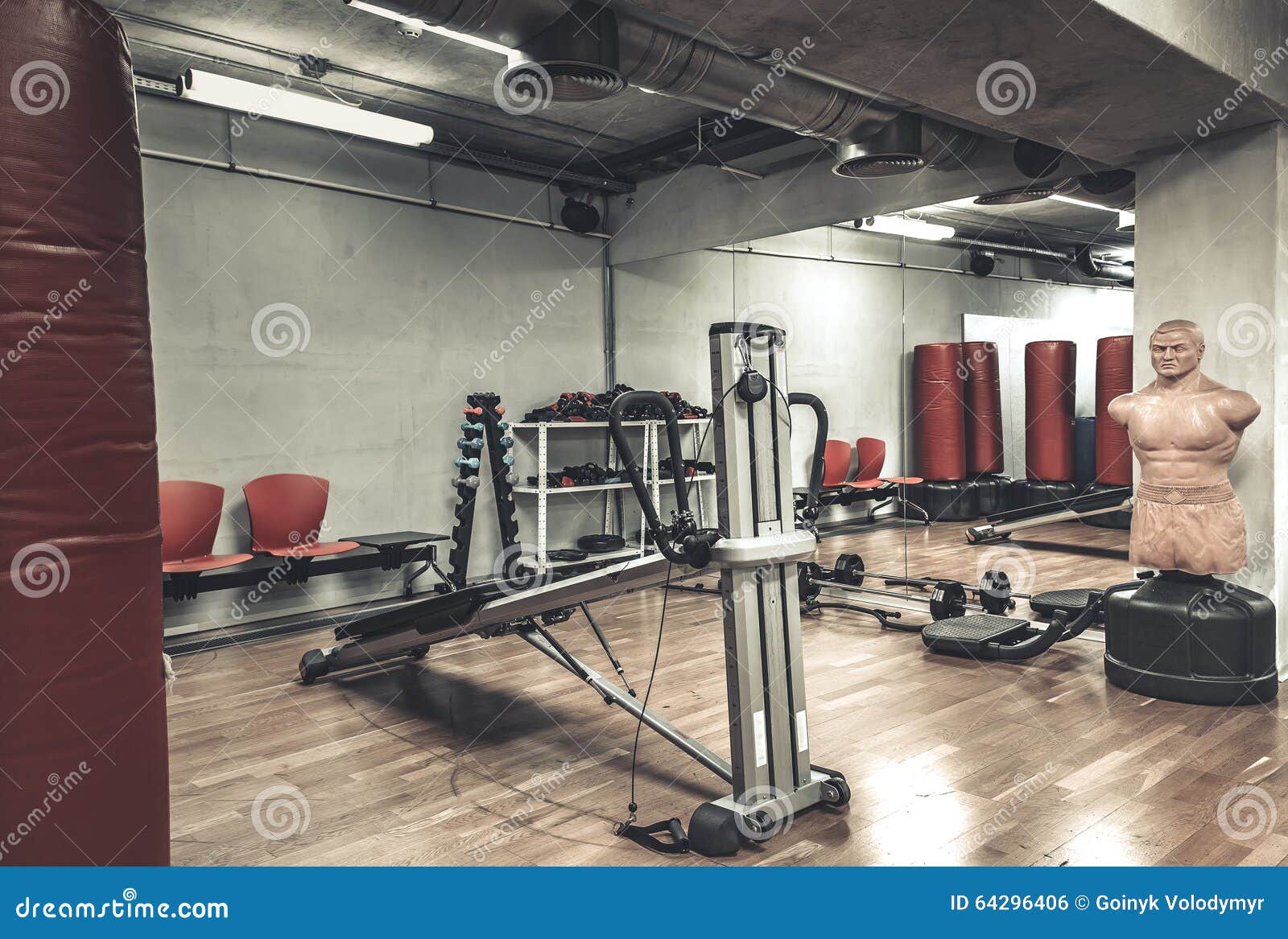 Boxing area in gym stock photo. Image of boxe, board - 64296406