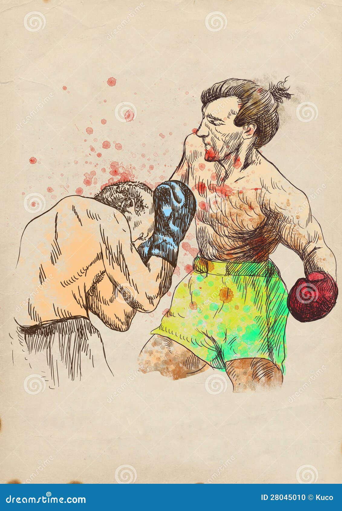 Boxing arena 9 stock illustration. Illustration of fight - 28045010