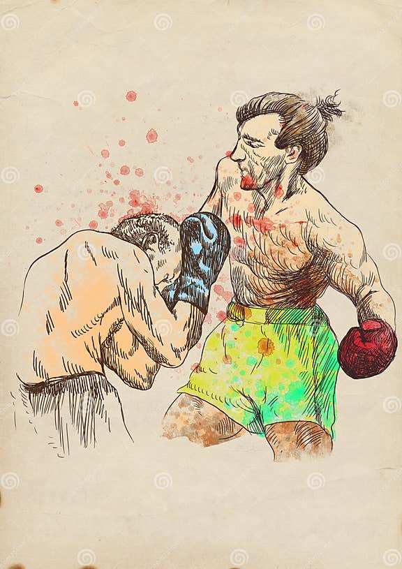 Boxing arena 9 stock illustration. Illustration of fight - 28045010