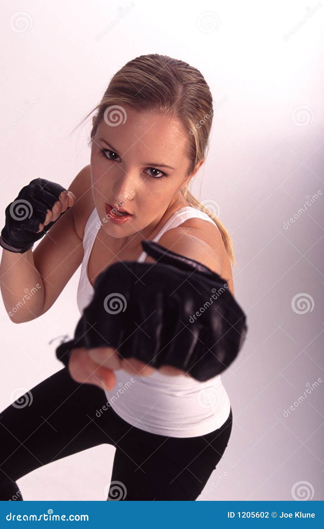 Boxing beauty stock photo. Image of gloves, single, girl - 1205602