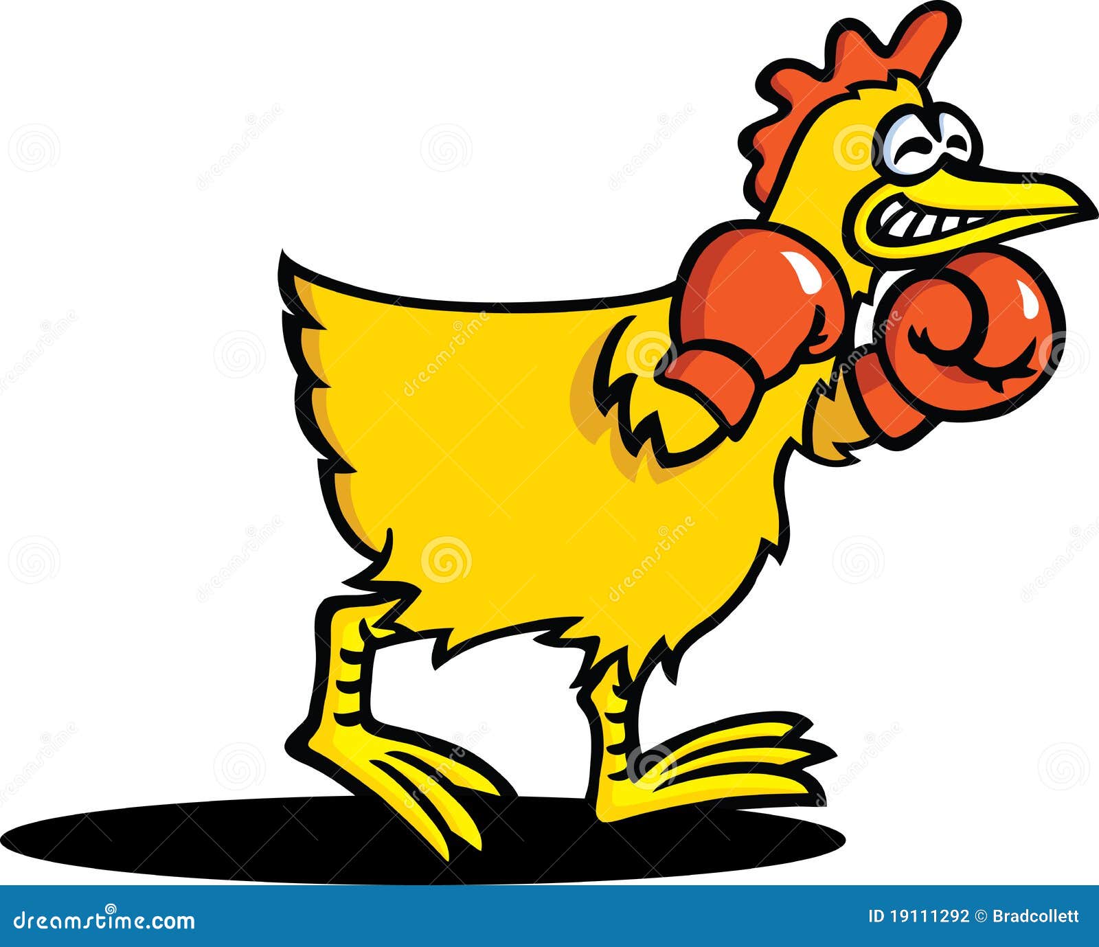 Boxing Bird stock vector. Illustration of fighting, fitness - 19111292