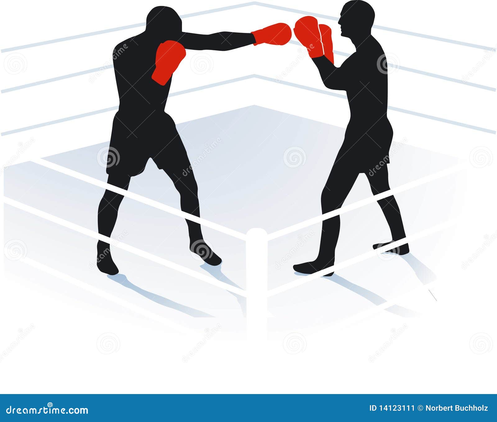 Boxing, Boxing Ring Cartoon Vector | CartoonDealer.com #14123111