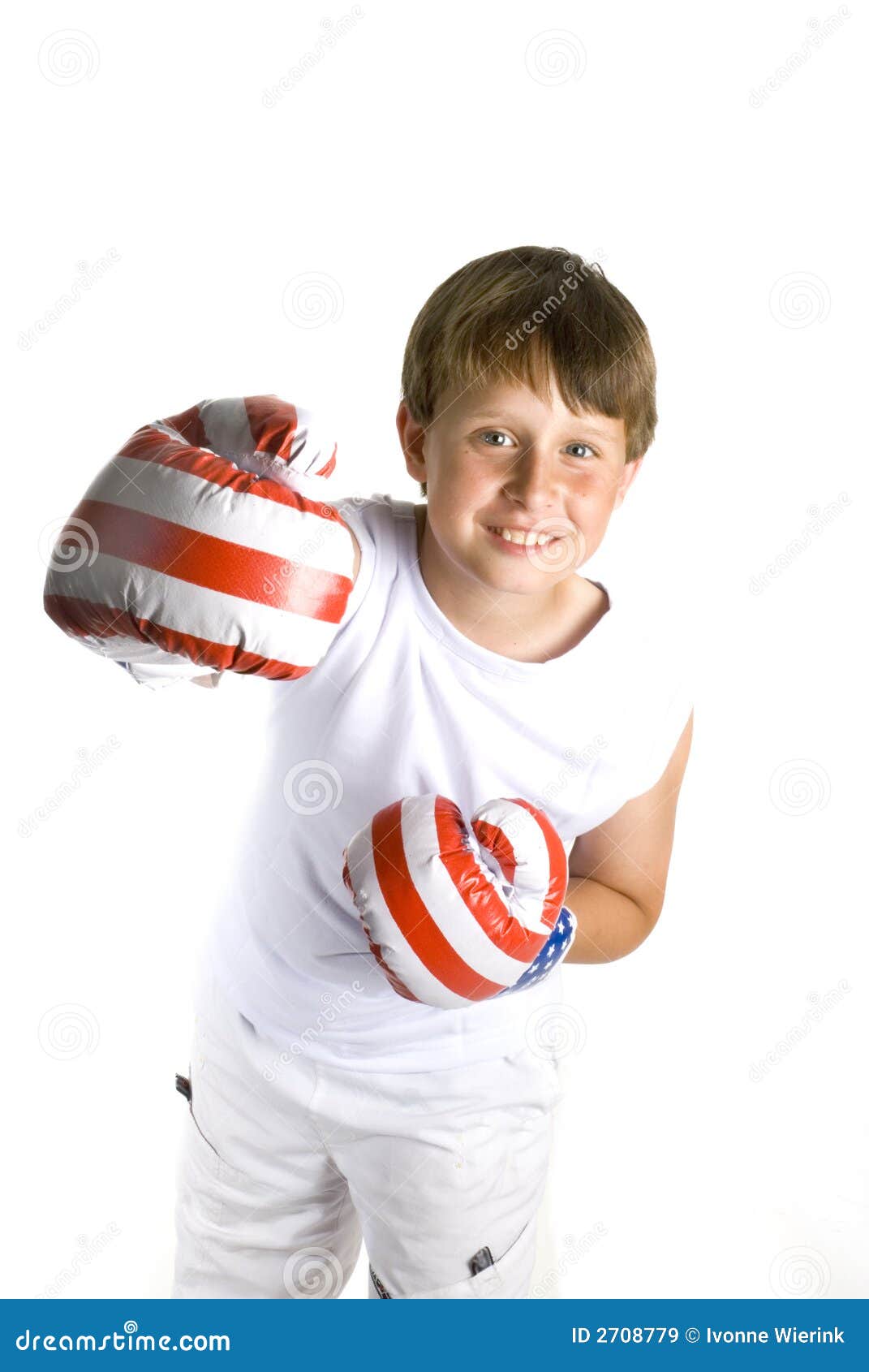 Boxing boy stock image. Image of smiling, fightsport, flag - 2708779