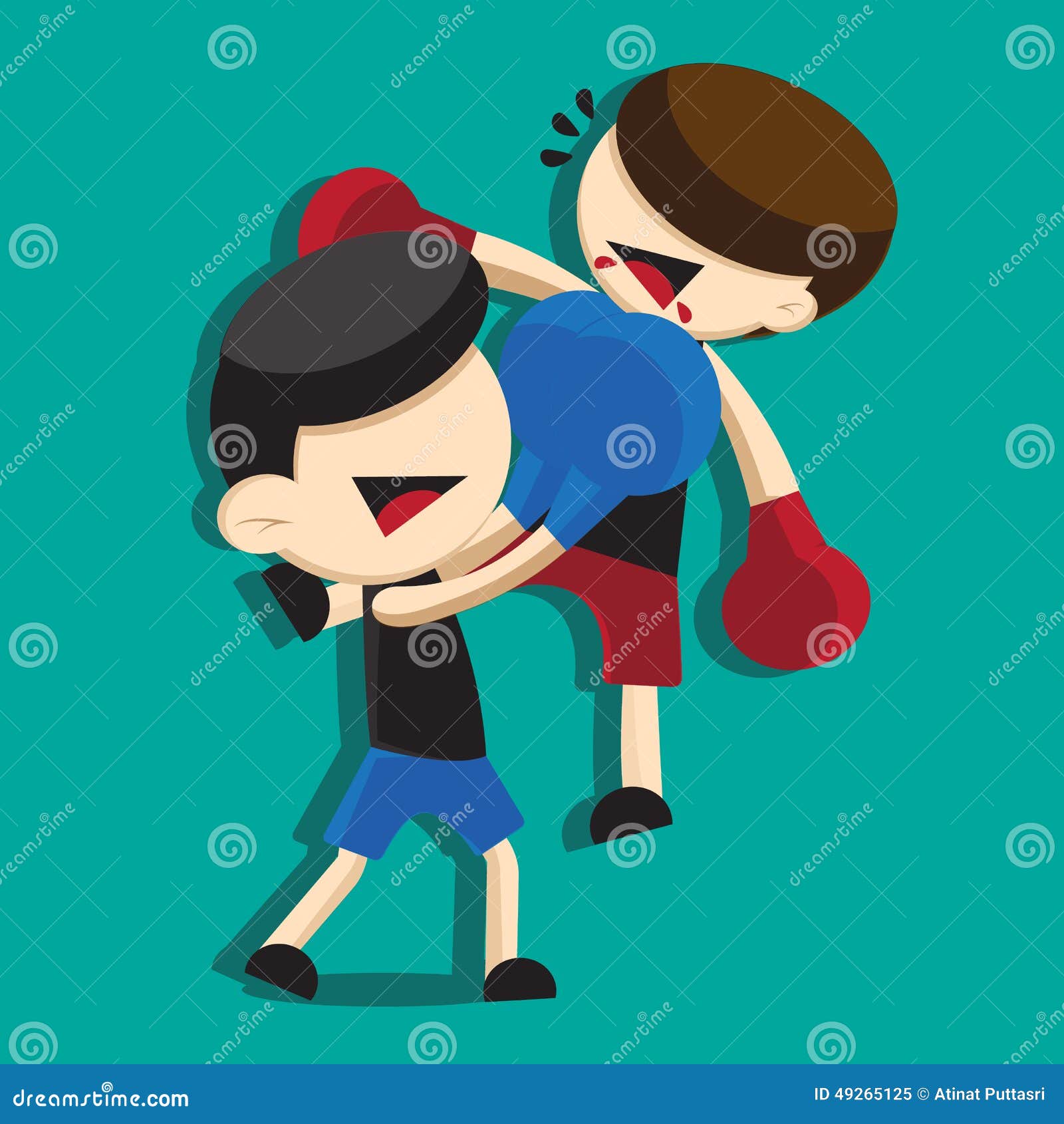 BOXING CARTOON | CartoonDealer.com #49265125