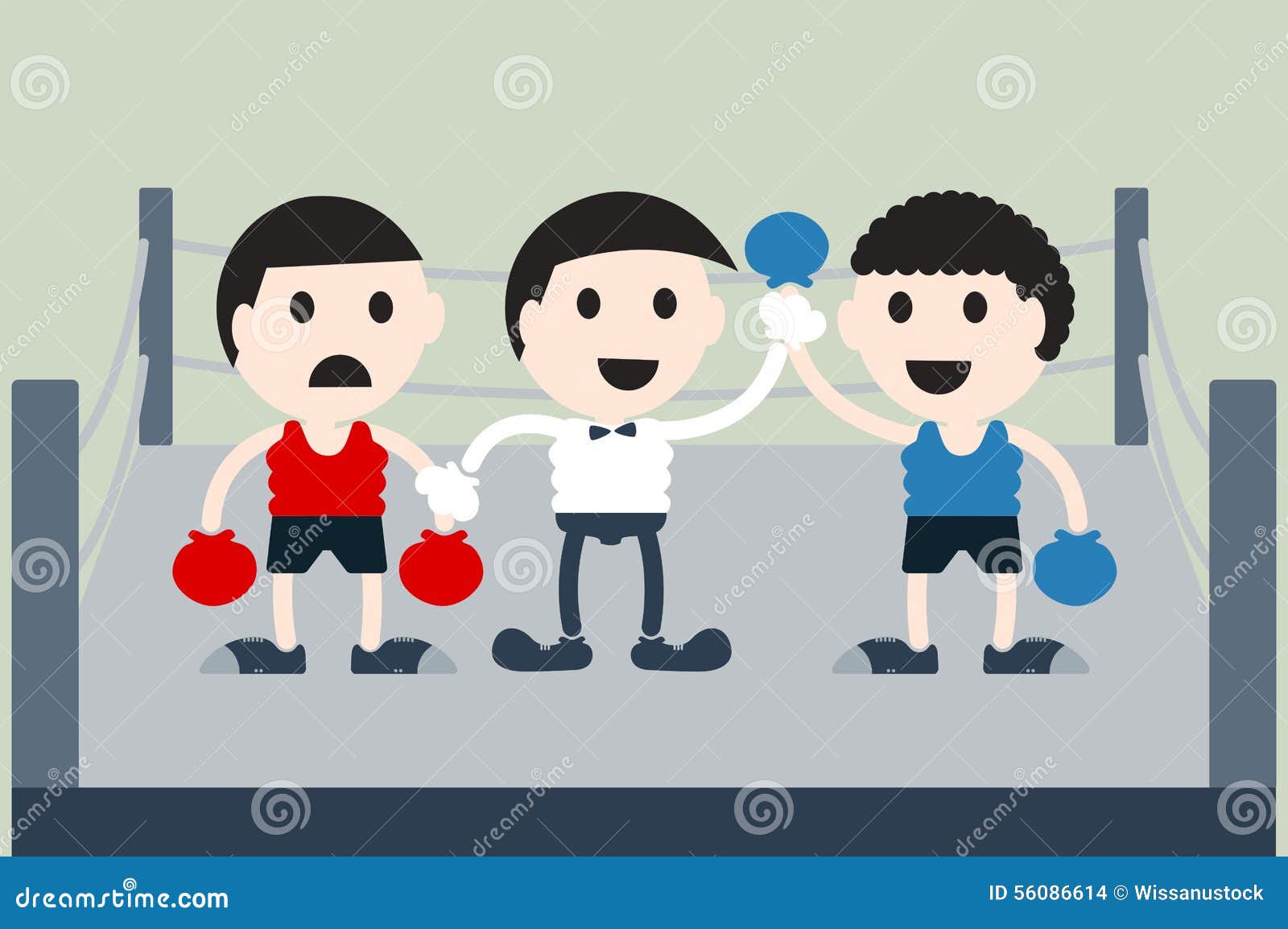 Boxing cartoon vector stock vector. Illustration of isolated - 56086614