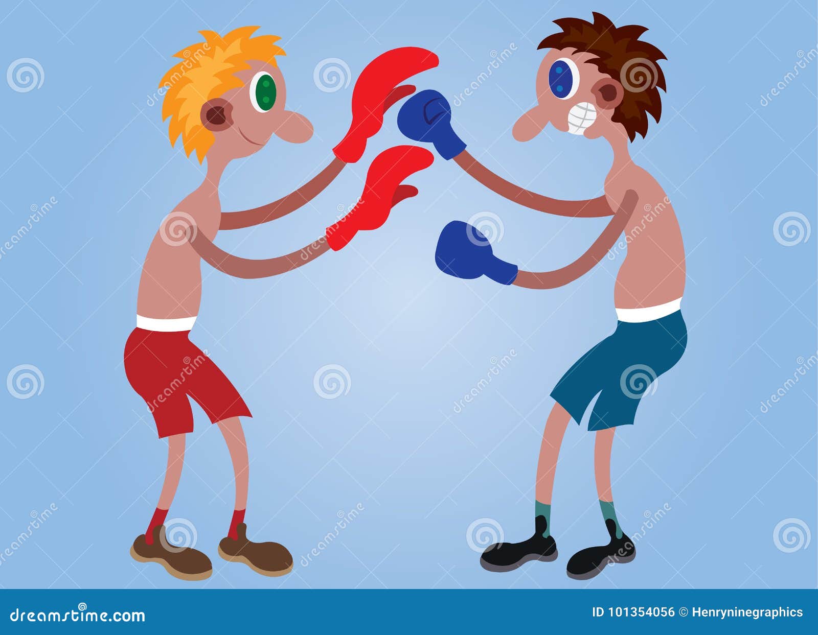 The Boxing Champion 4 stock vector. Illustration of professional ...