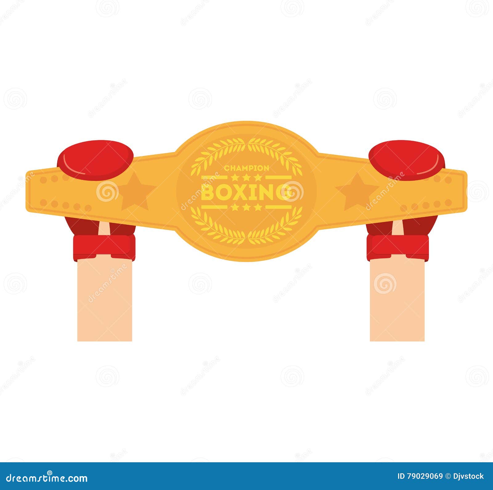 Boxing Championship Belt Isolated Icon Stock Vector - Illustration of ...