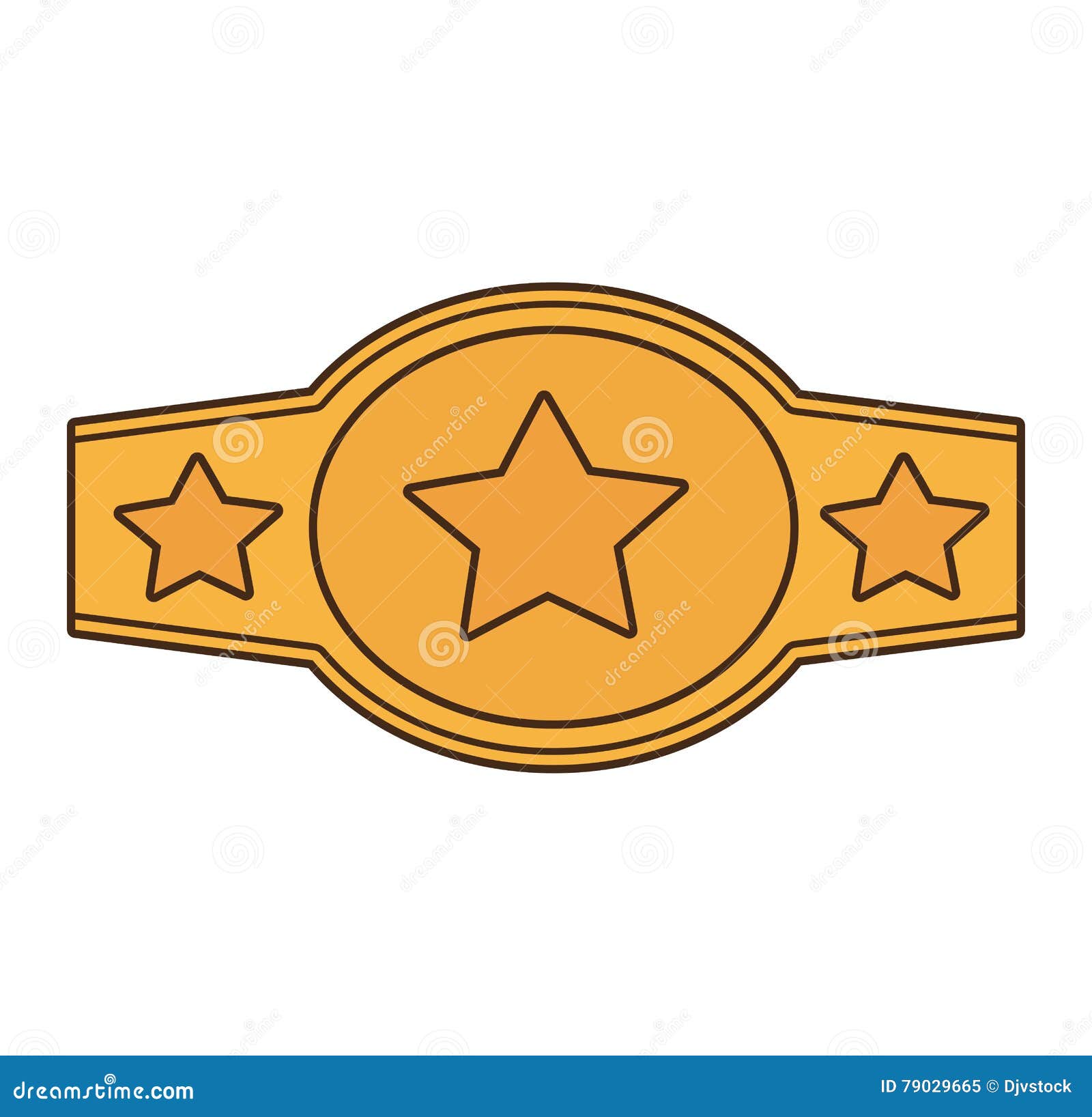 Boxing Championship Belt Isolated Icon Stock Vector - Illustration of ...
